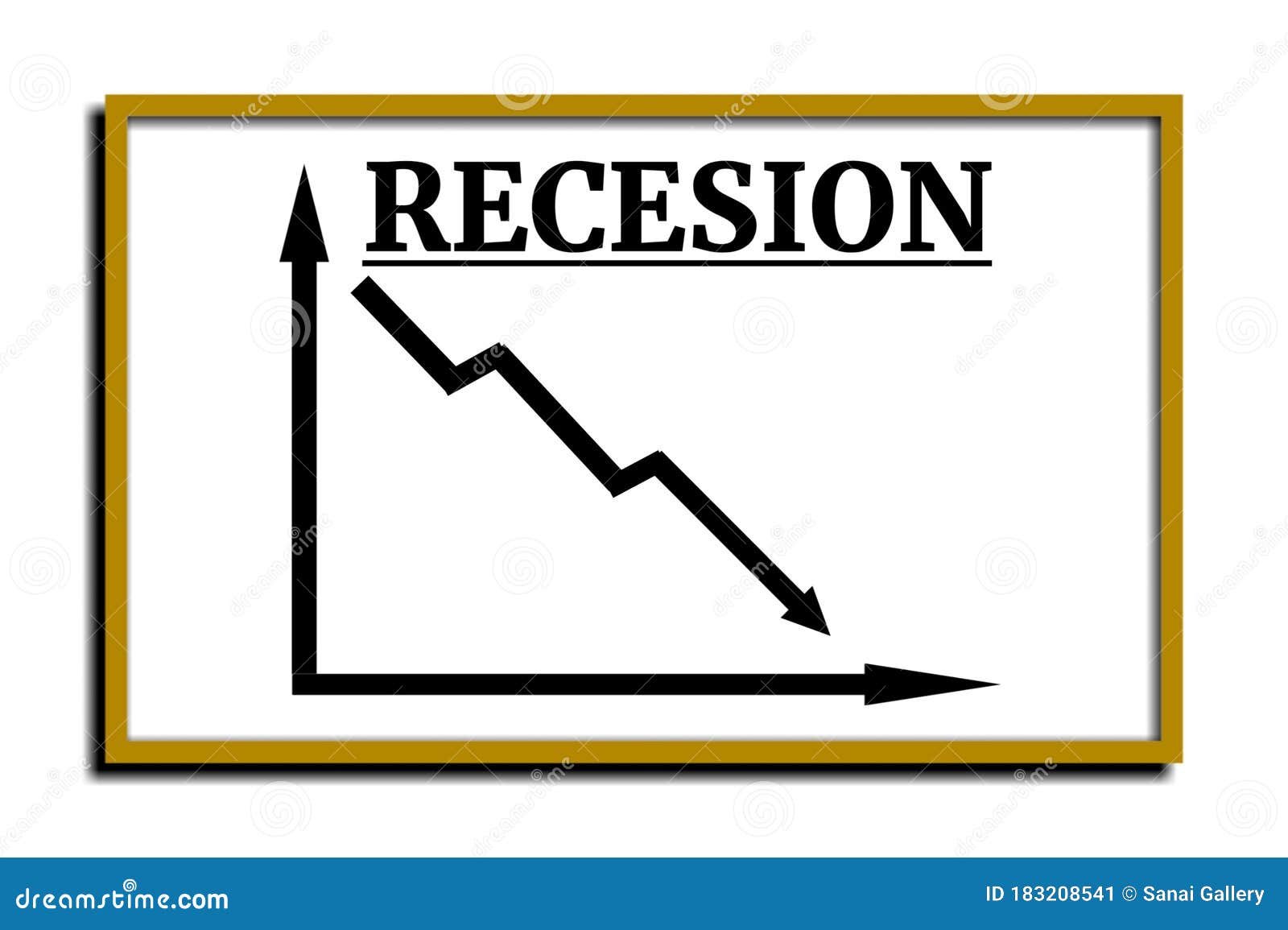 Recision Graph Illustrated on the Board Stock Image - Image of graphic ...