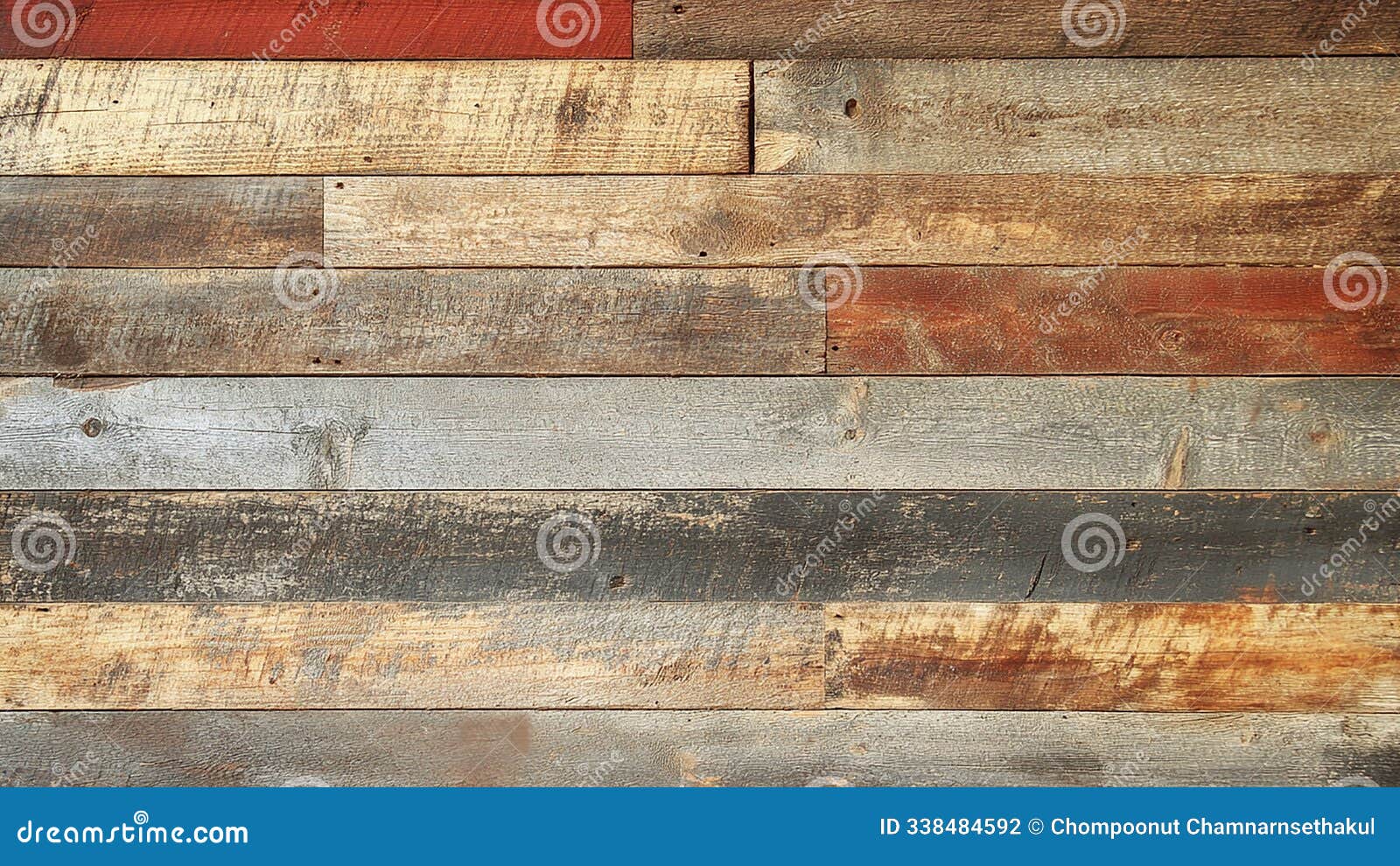 Reclaimed Barn Wood with a Rustic Texture and Prominent Grain Patterns ...