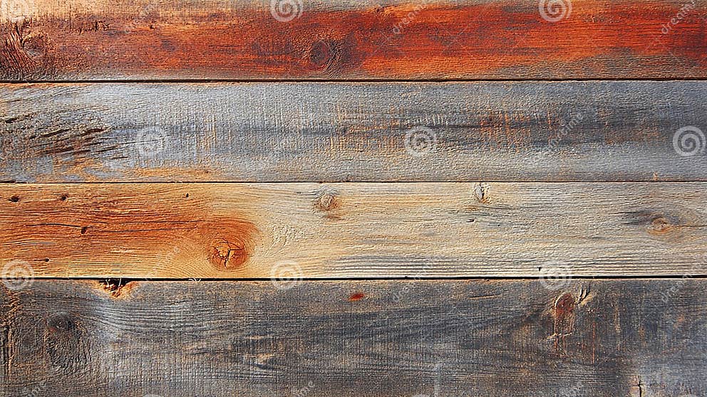 Reclaimed Barn Wood with a Rustic Texture and Prominent Grain Patterns ...
