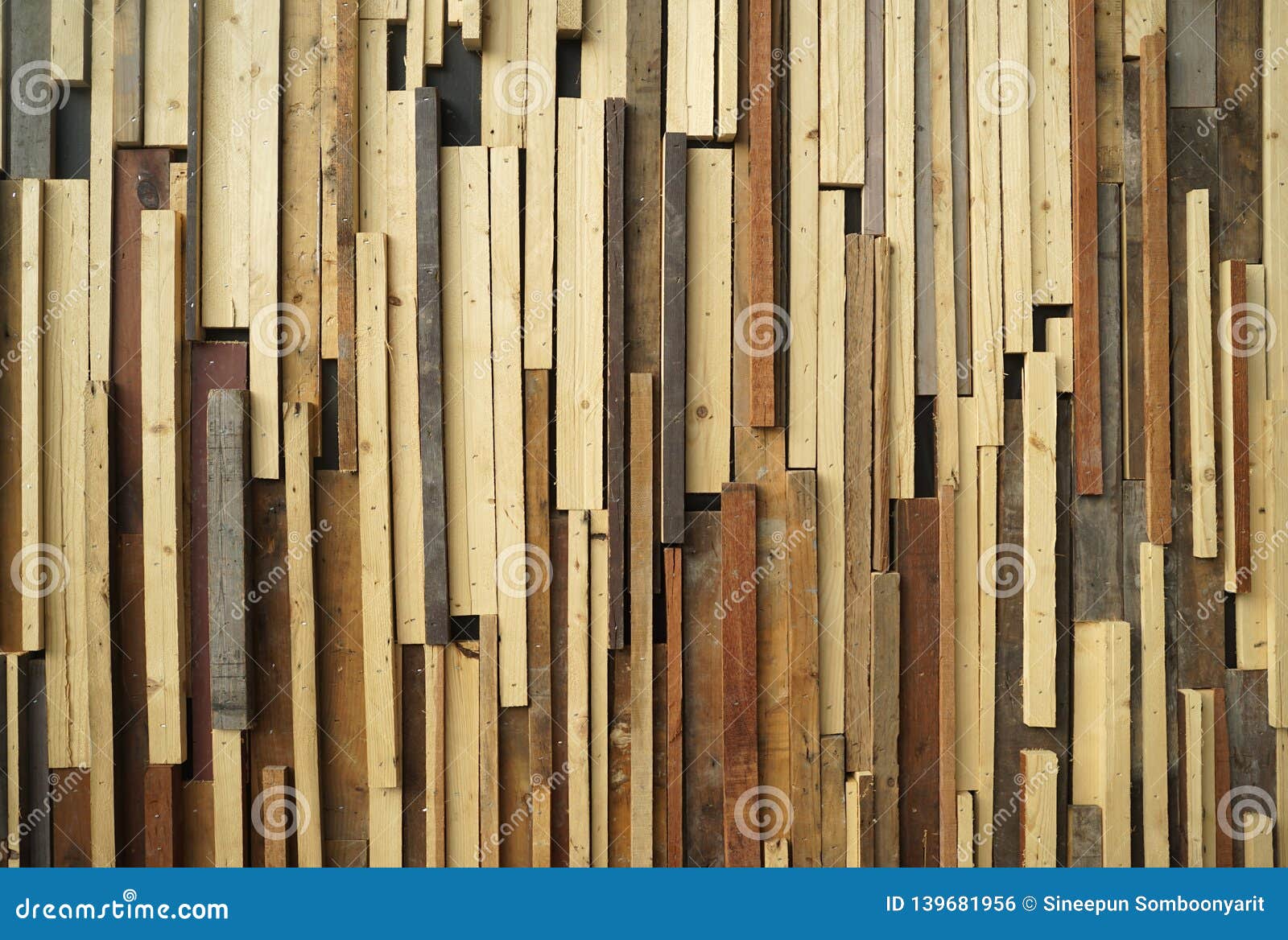 Reclaimed Timber Texture and Pattern Stock Photo - Image of wall, nail ...