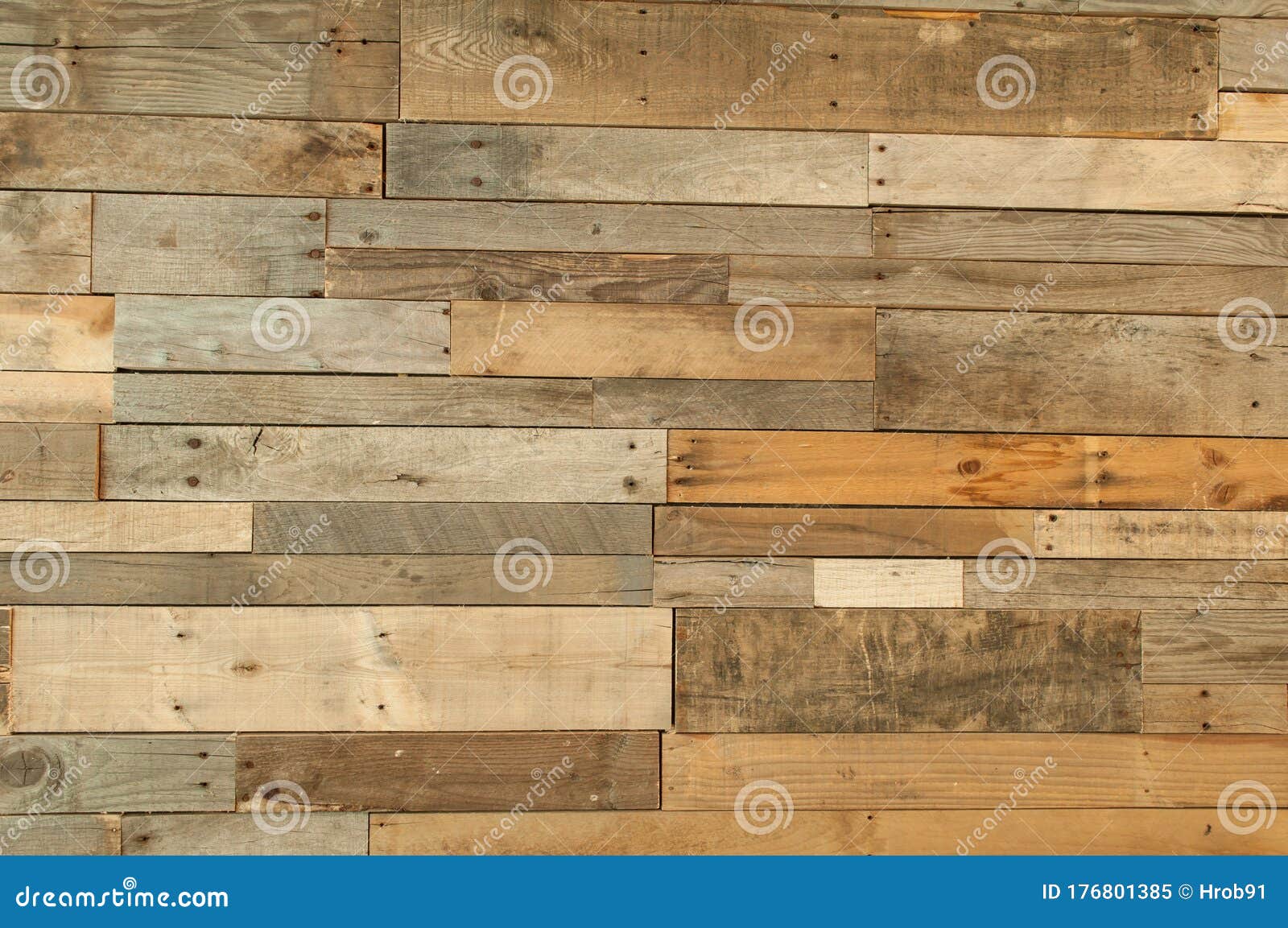 Reclaimed Wood Wall Paneling Texture, Royalty-Free Stock Image ...