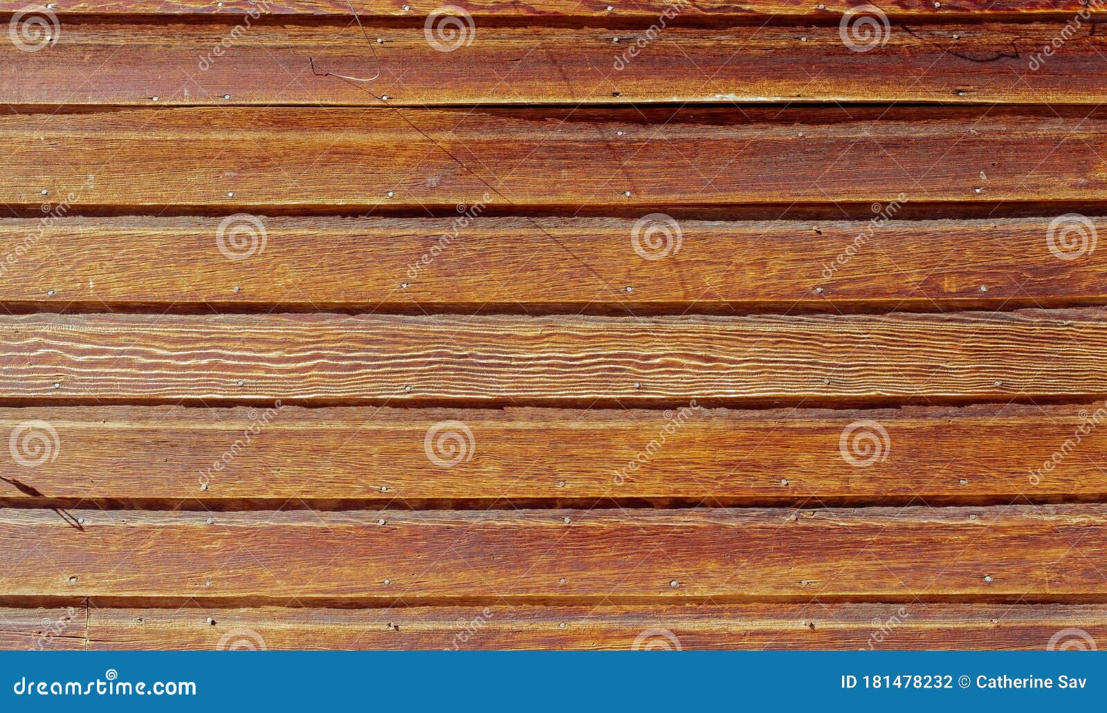 Reclaimed Wood Texture, Old, Bright Orange Barn Wood Background Stock ...