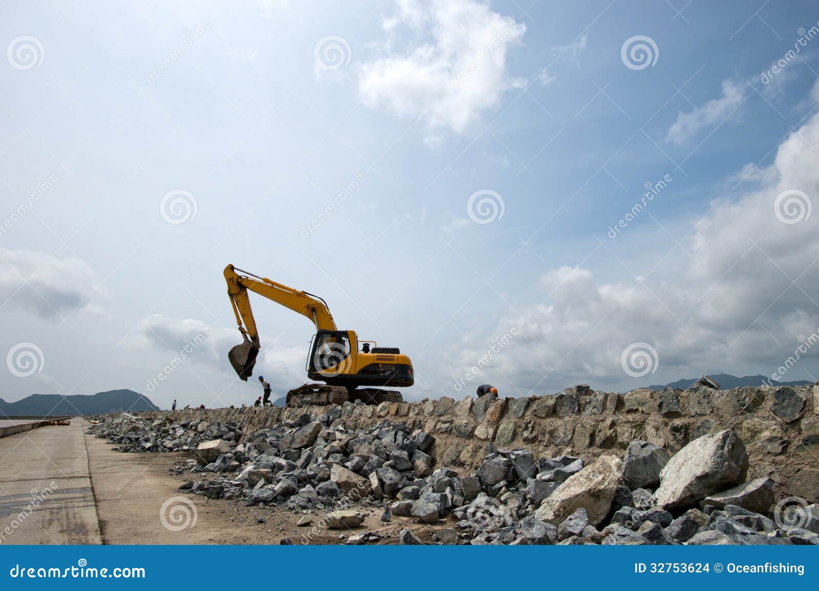 Reclaiming Land stock photo. Image of stationary, mover - 32753624