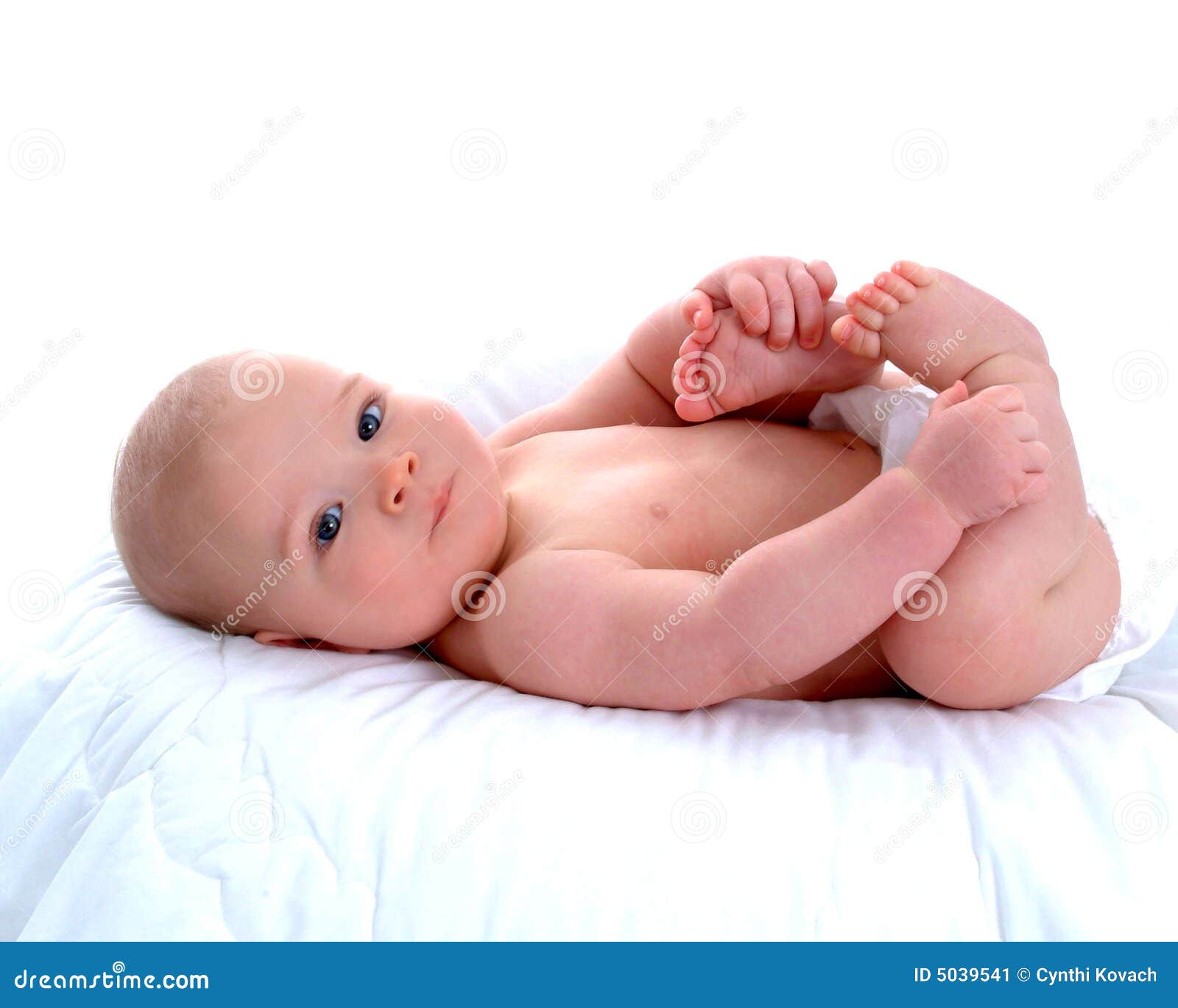 Reclining Baby stock image. Image of blue, reclining, purity - 5039541