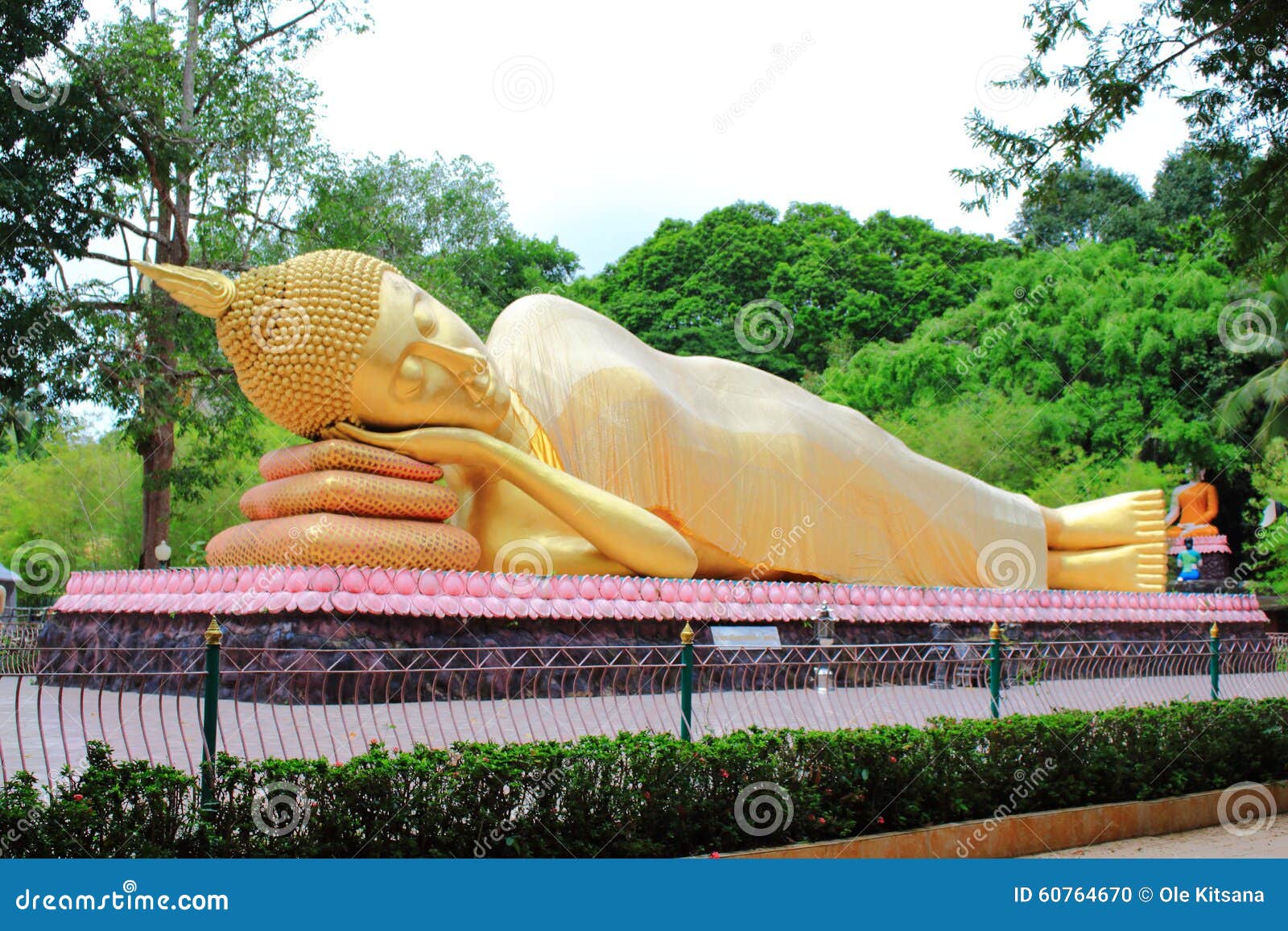 Reclining buddha stock photo. Image of iconographic, reclining - 60764670