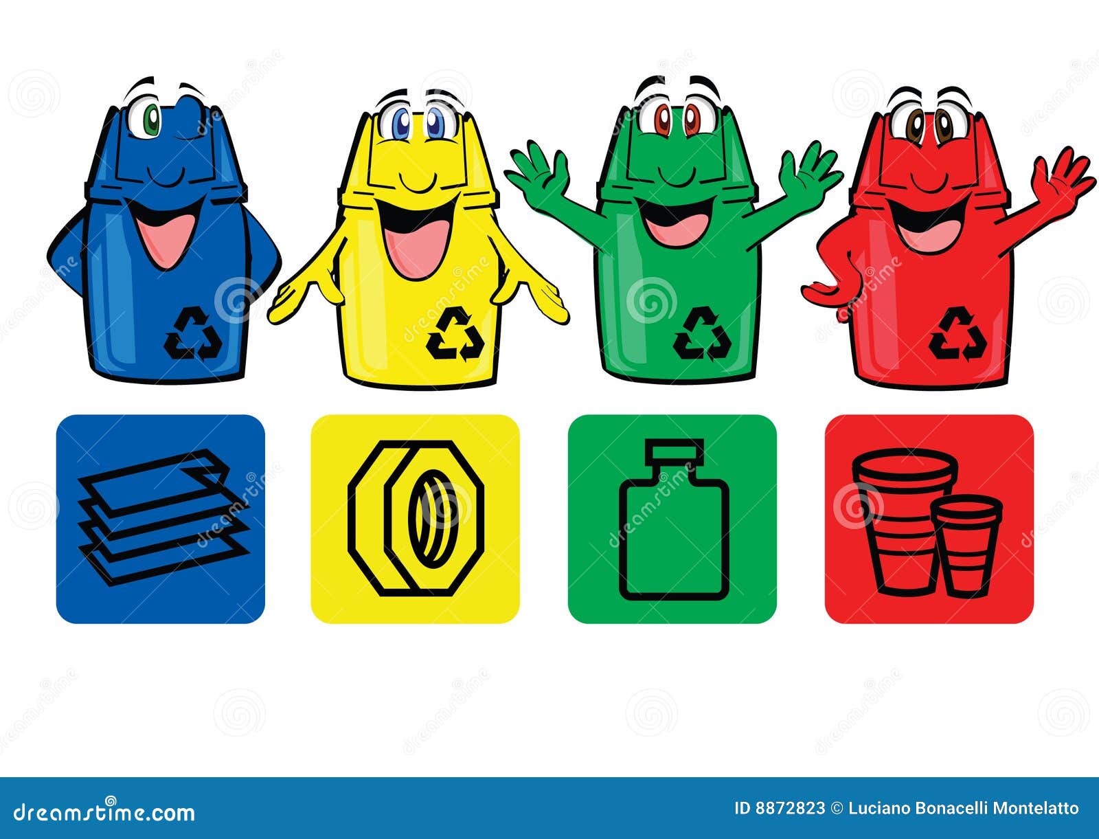 Reclycle Team stock vector. Illustration of resources - 8872823