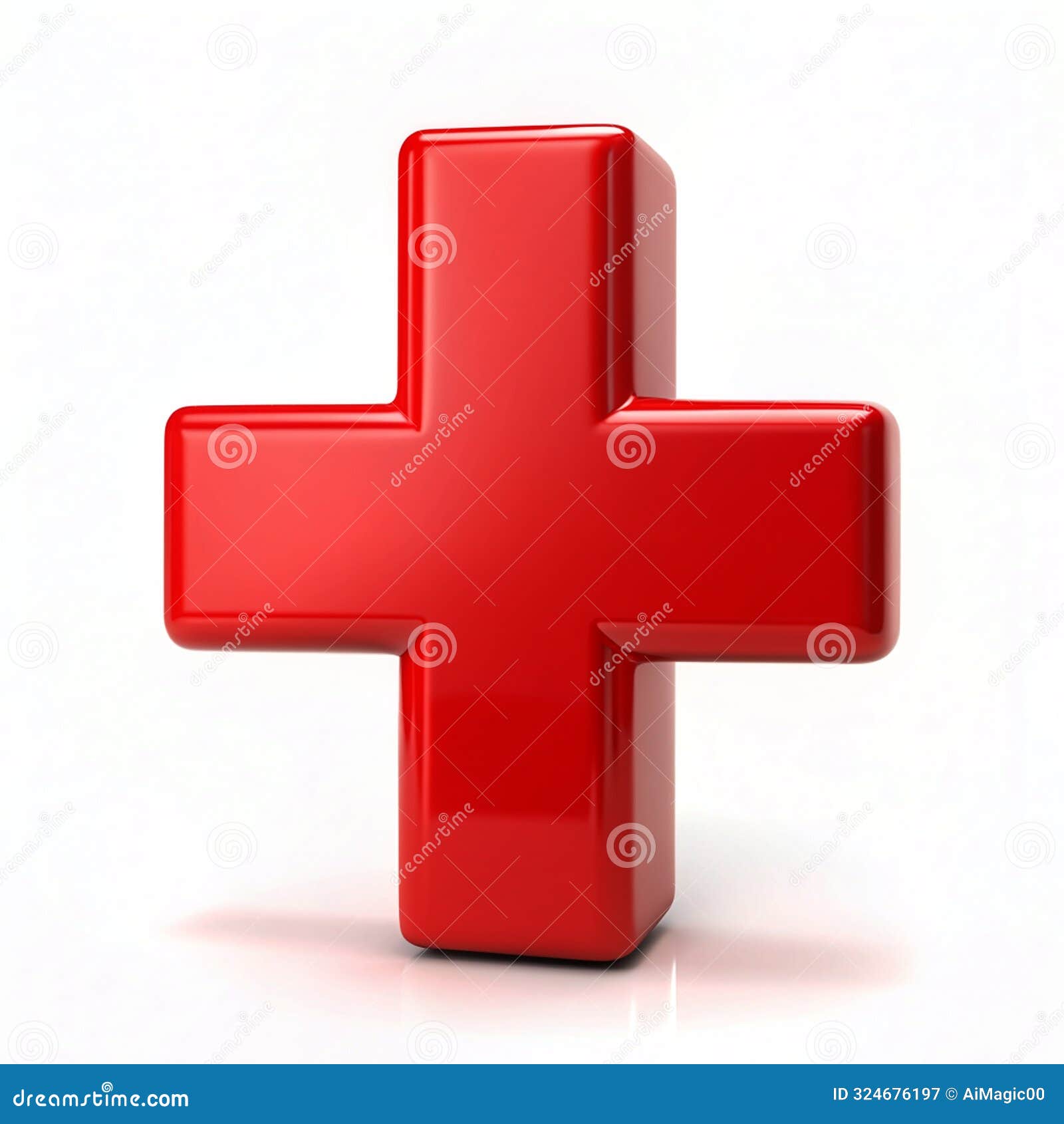 Red Cross on White Background: Symbol of World Red Cross and Red ...