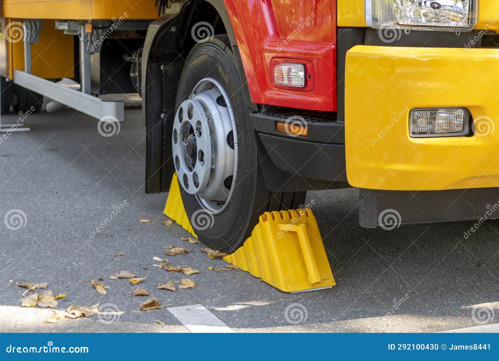 Recoil is Installed Under Wheel Stock Photo - Image of road, freight ...