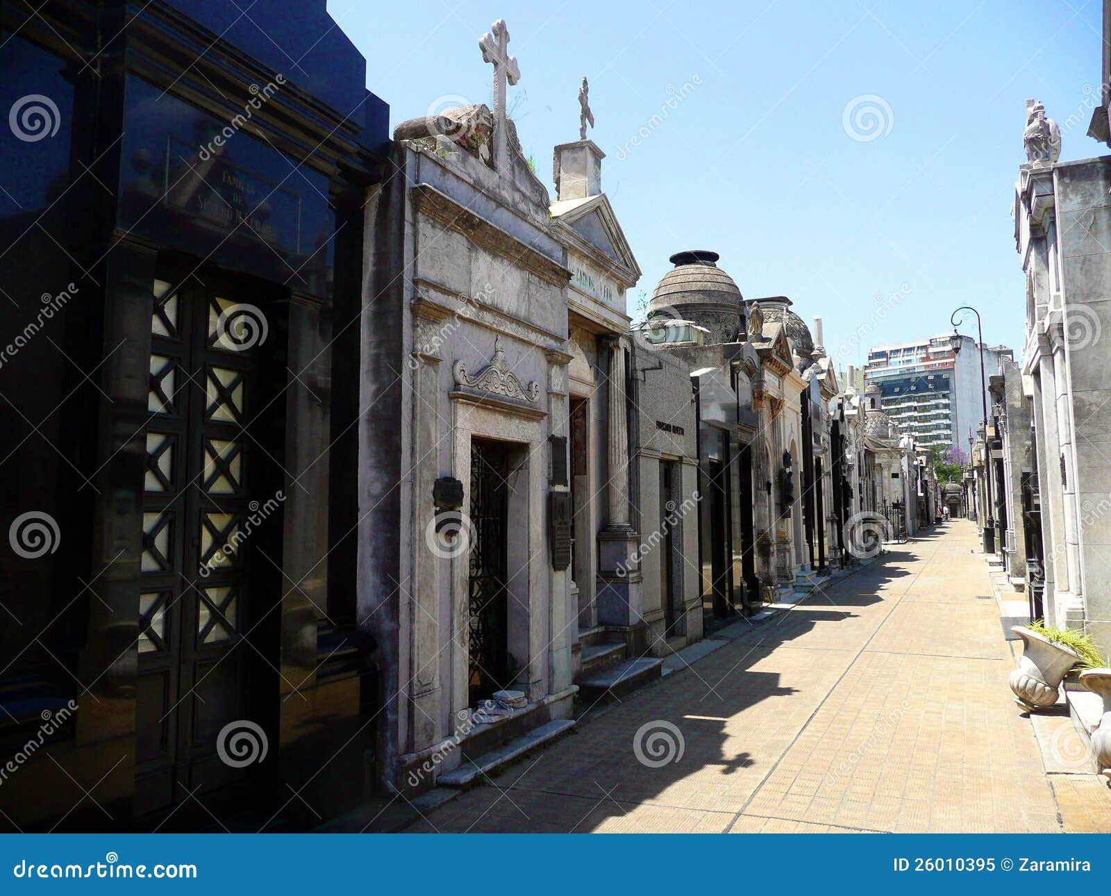 Recoleta Cementary stock image. Image of church, america - 26010395