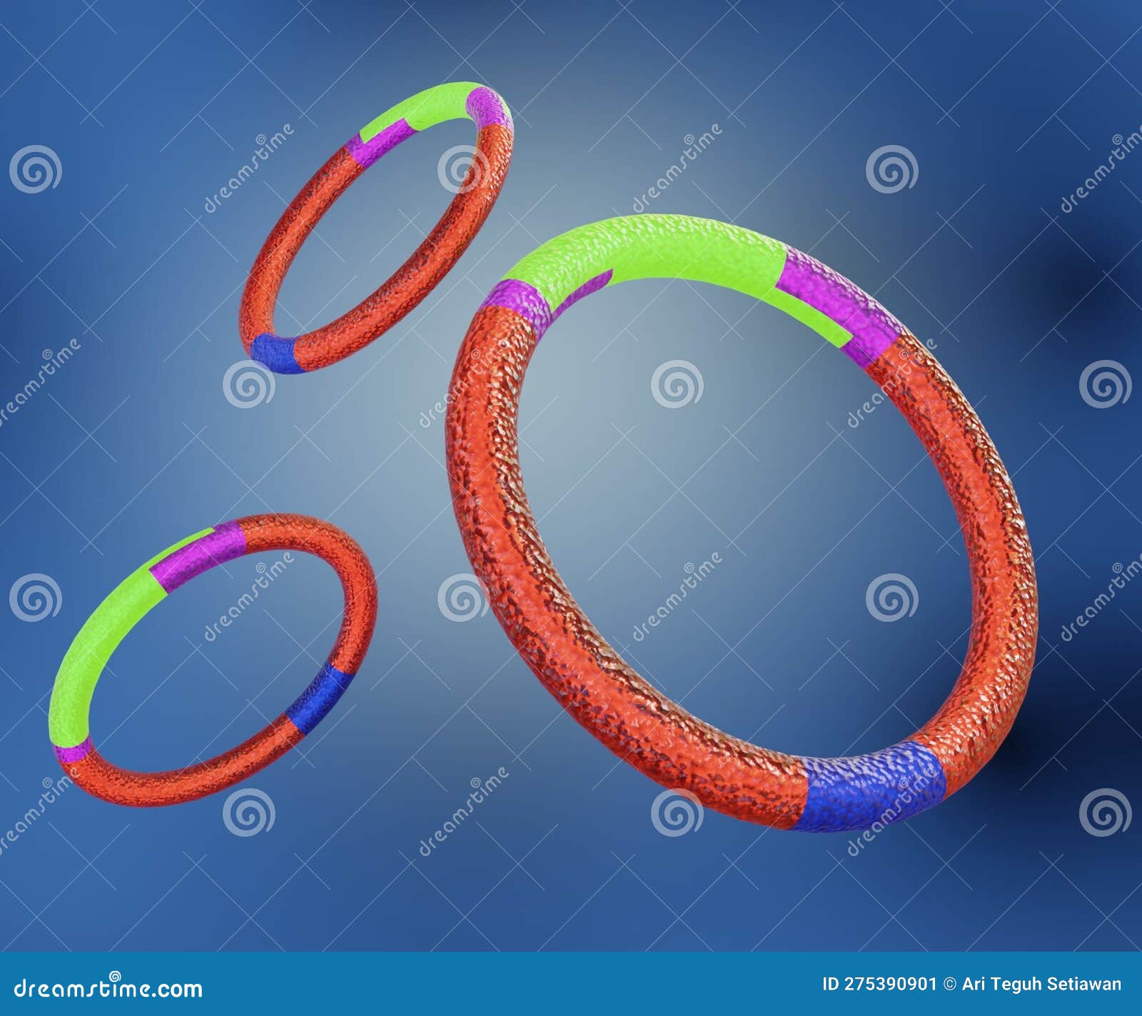 Plasmid And Recombinant Bacterial DNA. Cartoon Vector | CartoonDealer ...