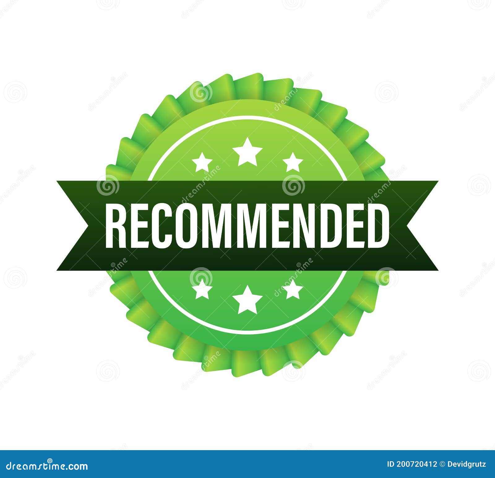 Recommend Icon In Comic Style. Check Mark Medal Cartoon Vector ...