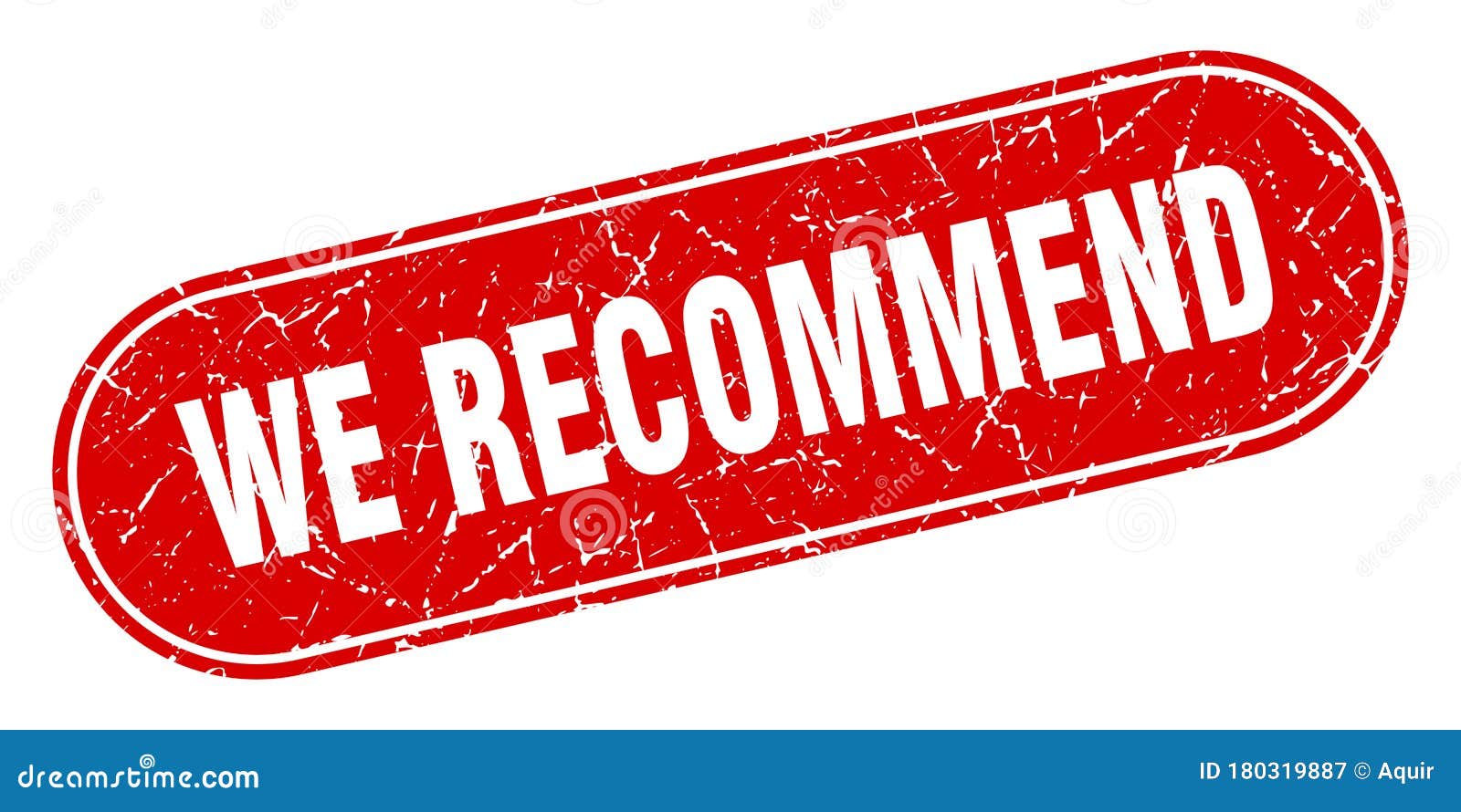 We Recommend Sign. we Recommend Grunge Stamp Stock Vector ...