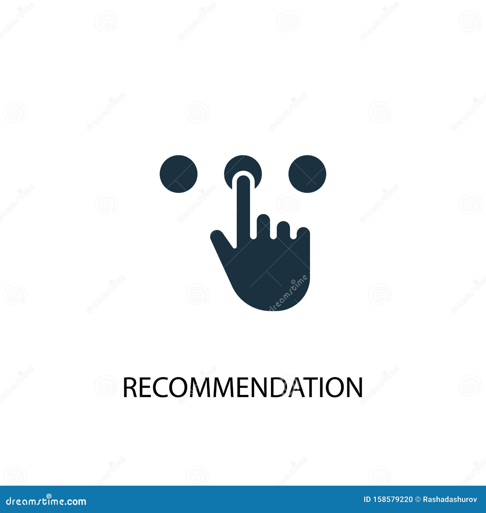 Recommendation Icon. Simple Element Stock Vector - Illustration of ...