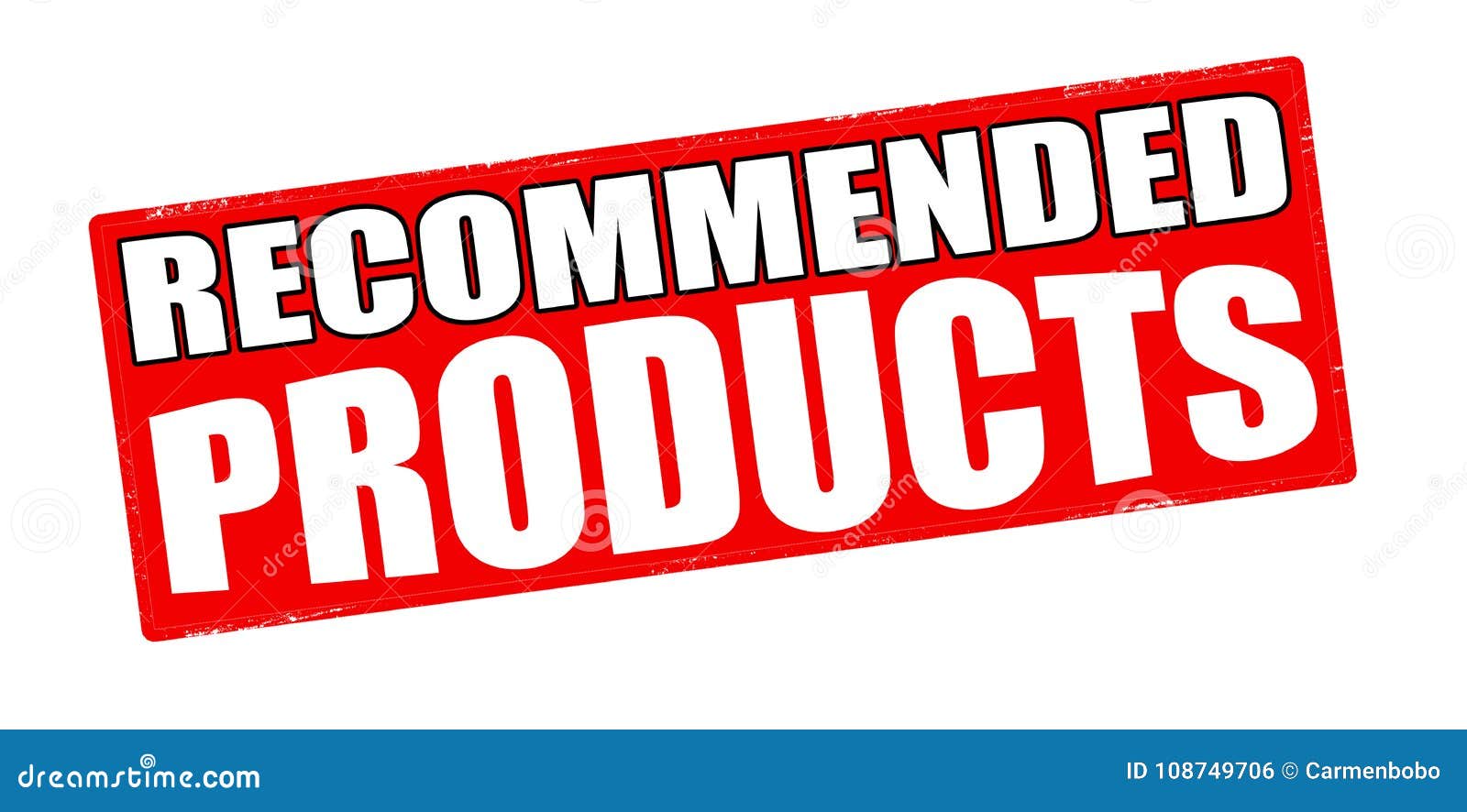 Recommended products stock illustration. Illustration of miscellaneous ...