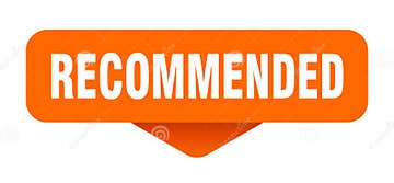 Recommended Sticker. Recommended Sign on Transparent Background Stock ...