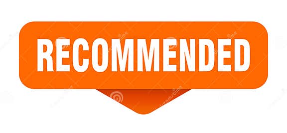 Recommended Sticker. Recommended Sign on Transparent Background Stock ...