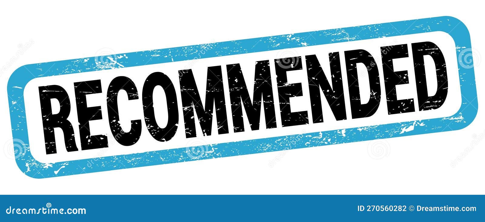 RECOMMENDED Written Word On Red Stamp Sign Royalty-Free Stock Photo ...