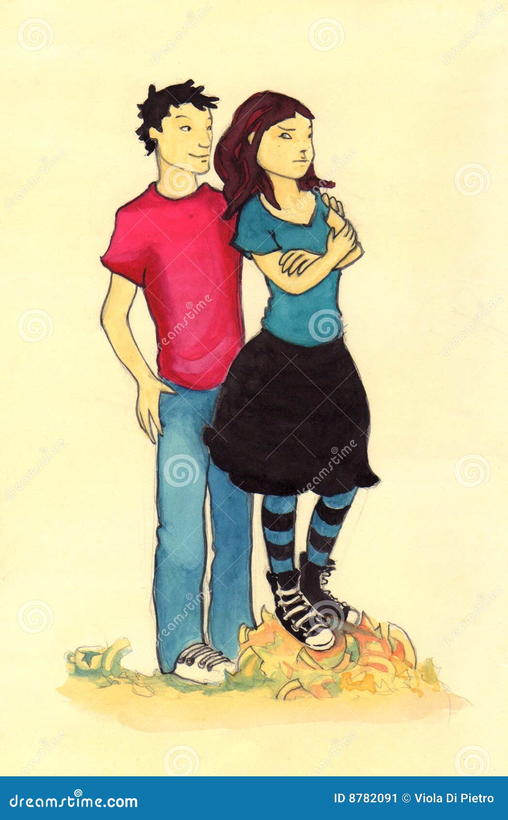 Reconciliation stock illustration. Illustration of enamour - 8782091