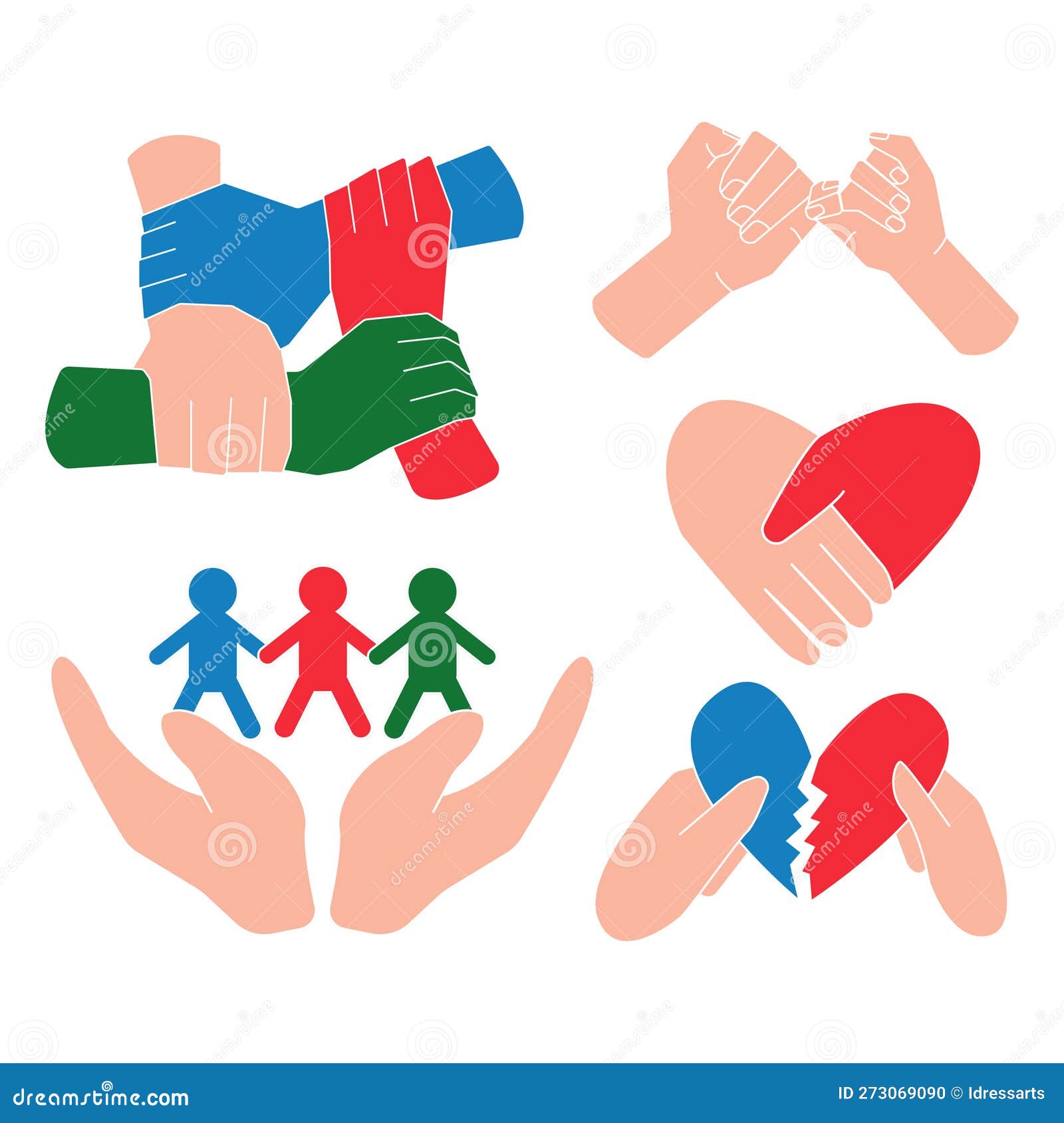 Reconciliation Concept Vector Linear Icon Isolated On Transparent ...