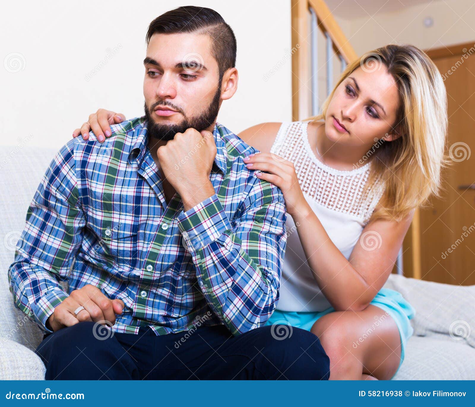 A Reconciliation between the Spouses Stock Photo - Image of forgiveness ...