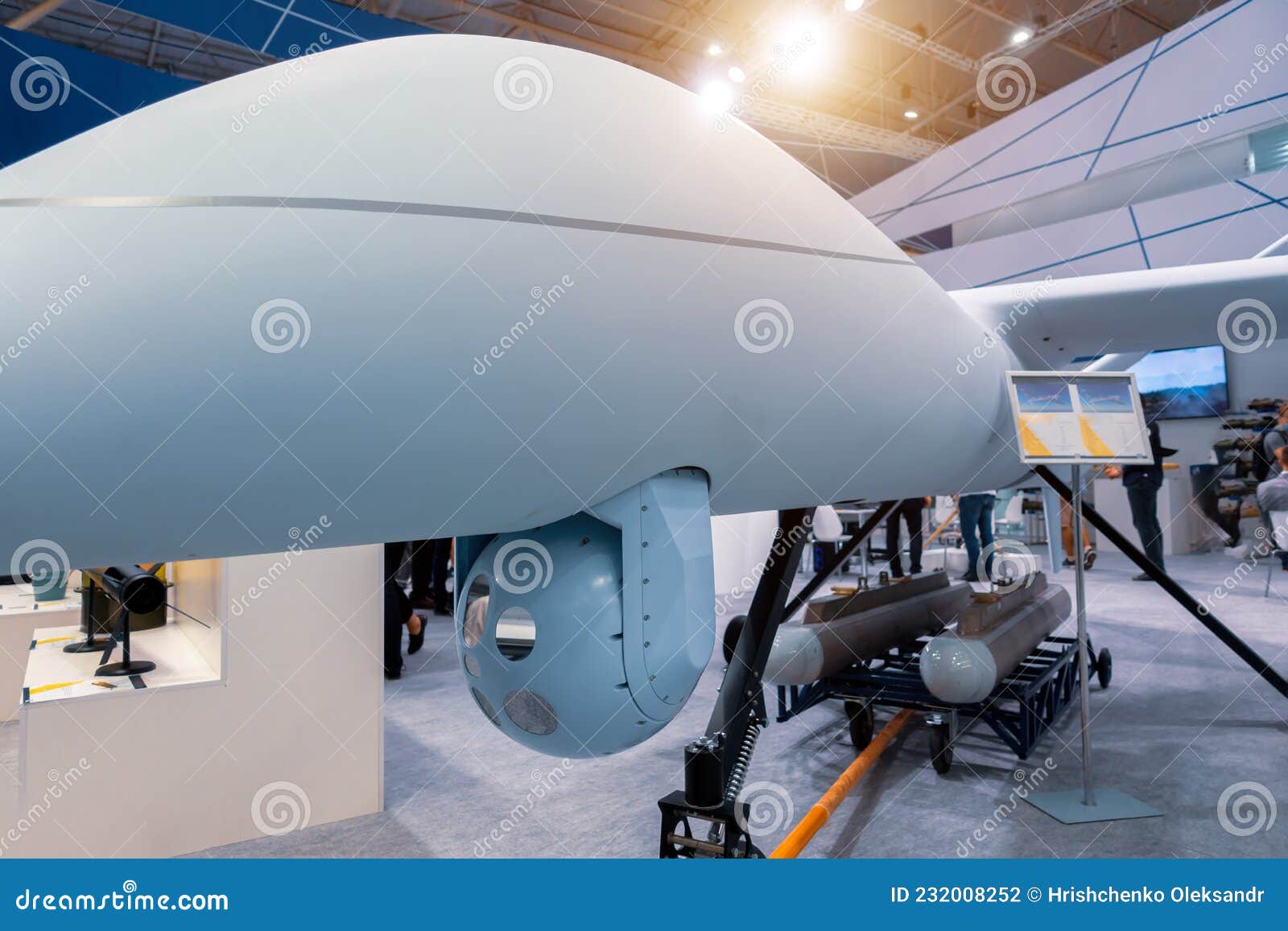 Reconnaissance and Strike Unmanned Aircraft Complex. UAV System Stock ...