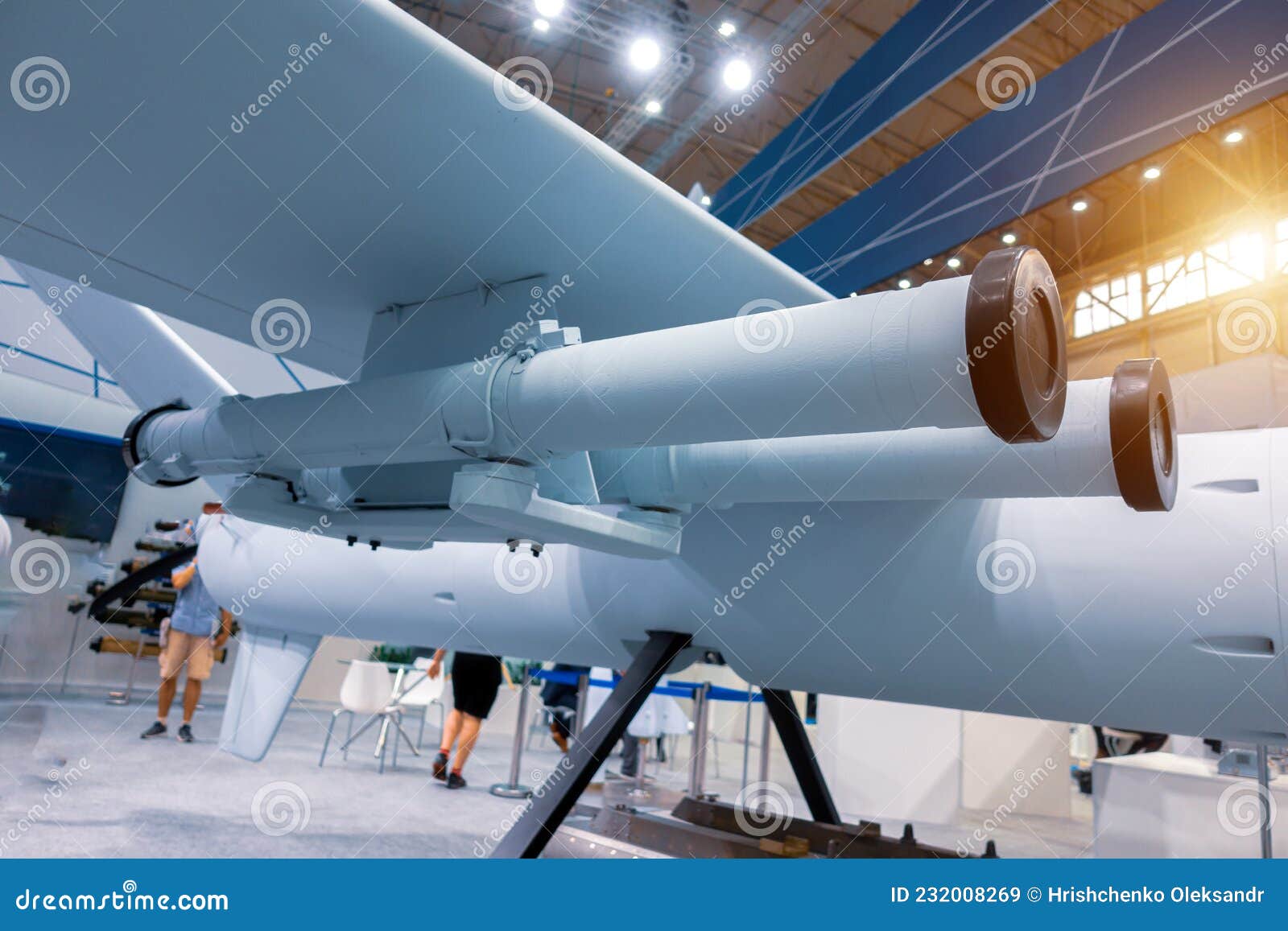 Reconnaissance and Strike Unmanned Aircraft Complex. UAV System Stock ...