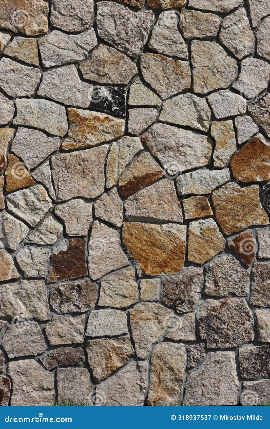 Reconstructed Stone Facade Texture Graphics Source Stock Image - Image ...