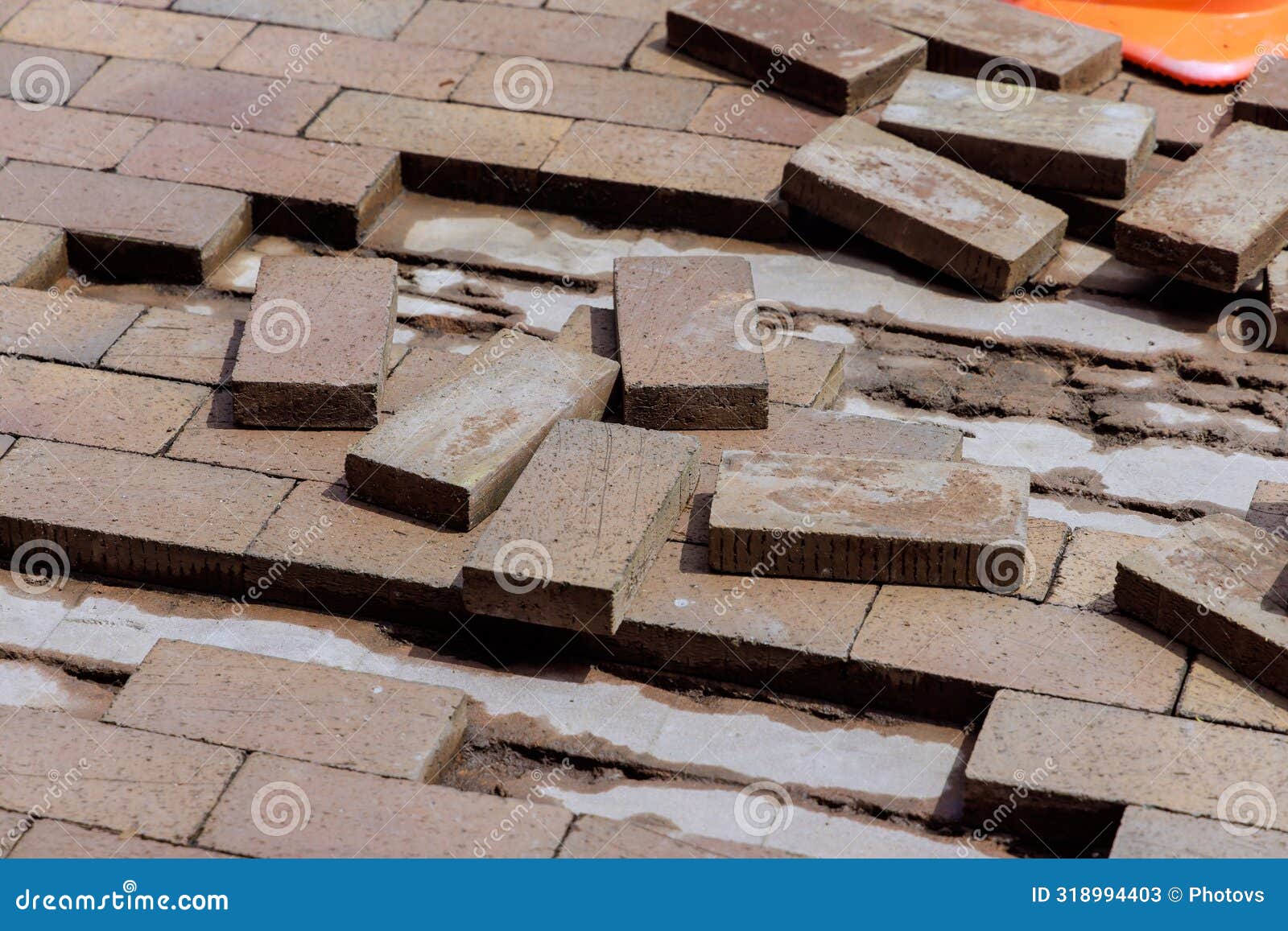 During Reconstruction, Brick Paths that Have Been Destroyed are ...