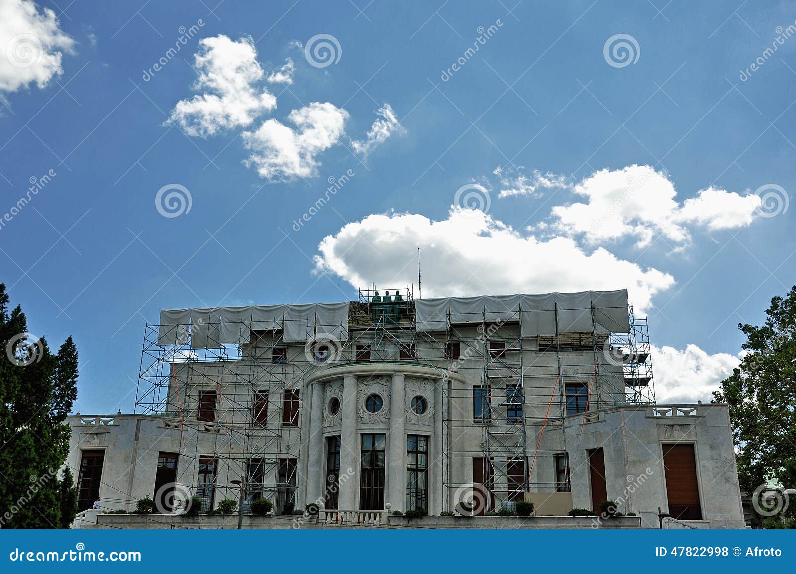Reconstruction of building stock photo. Image of city - 47822998