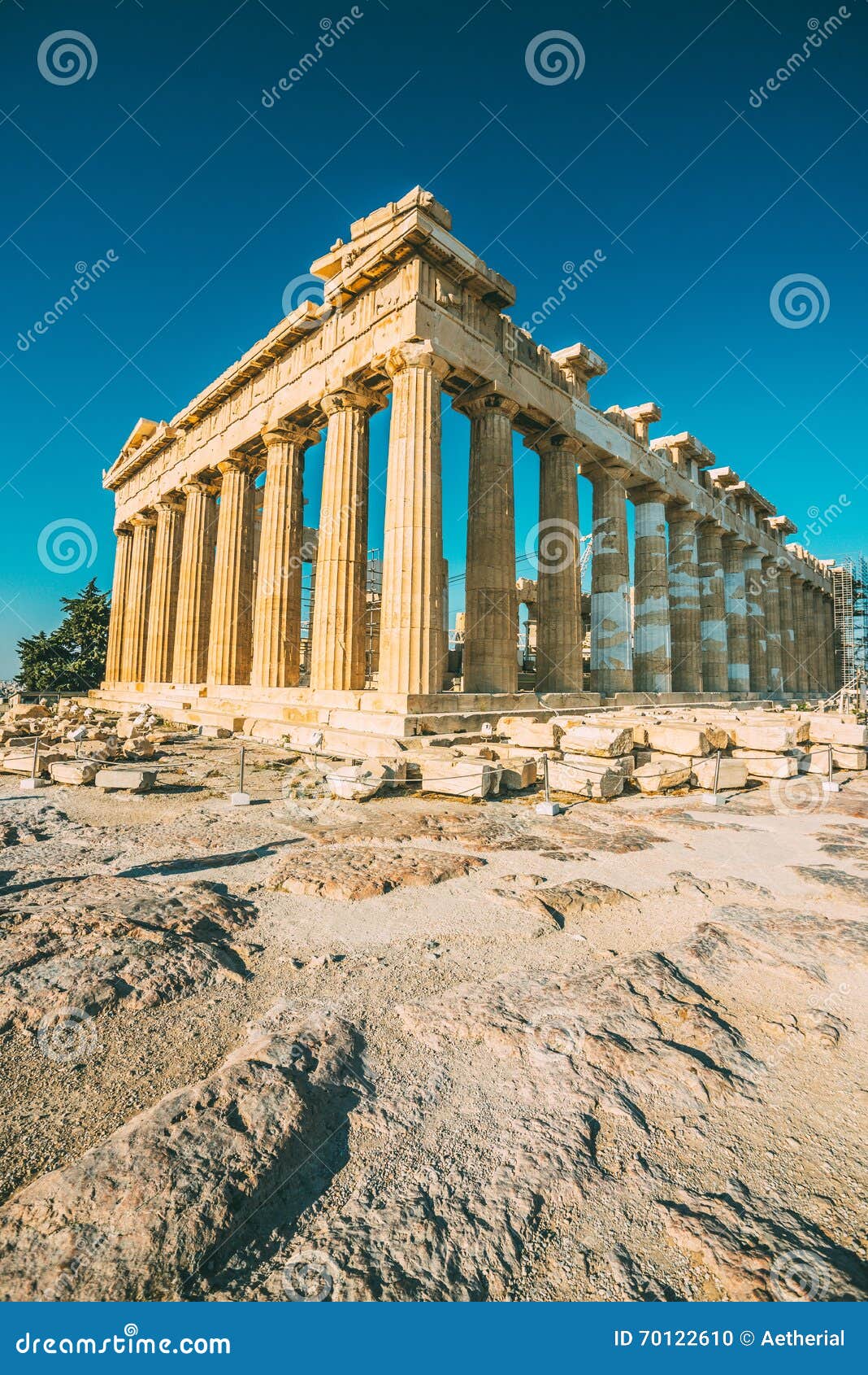 Reconstruction De Parthenon Photo stock - Image du antiquité ...