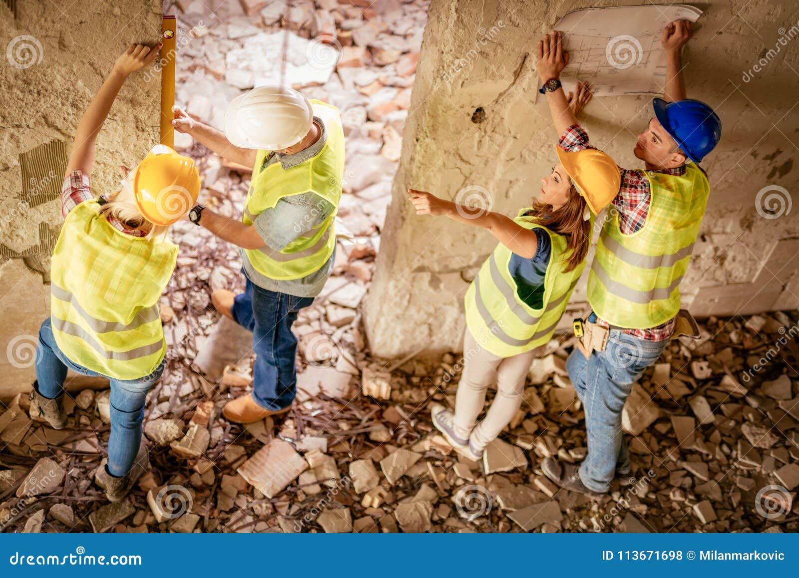 Reconstruction after Disaster Stock Photo - Image of view, horizontal ...
