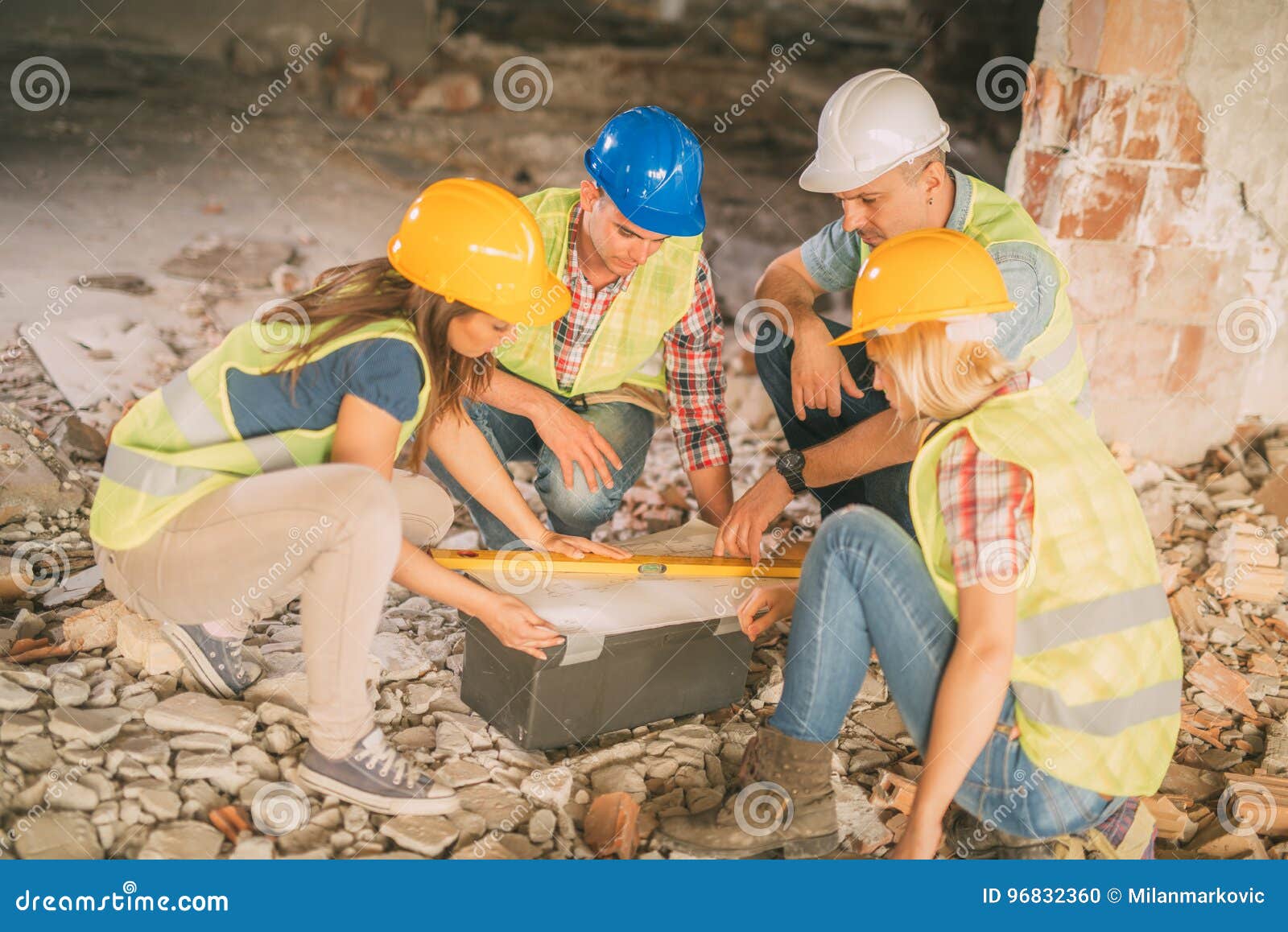 Reconstruction after Disaster Stock Photo - Image of engineering ...