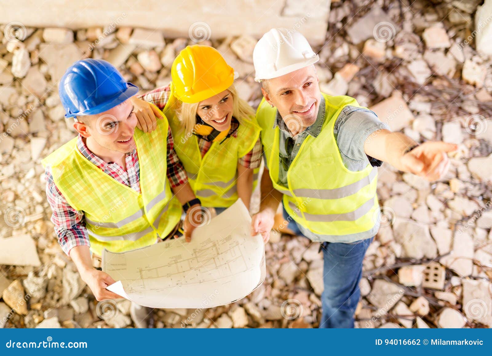 Reconstruction after Disaster Stock Photo - Image of project ...