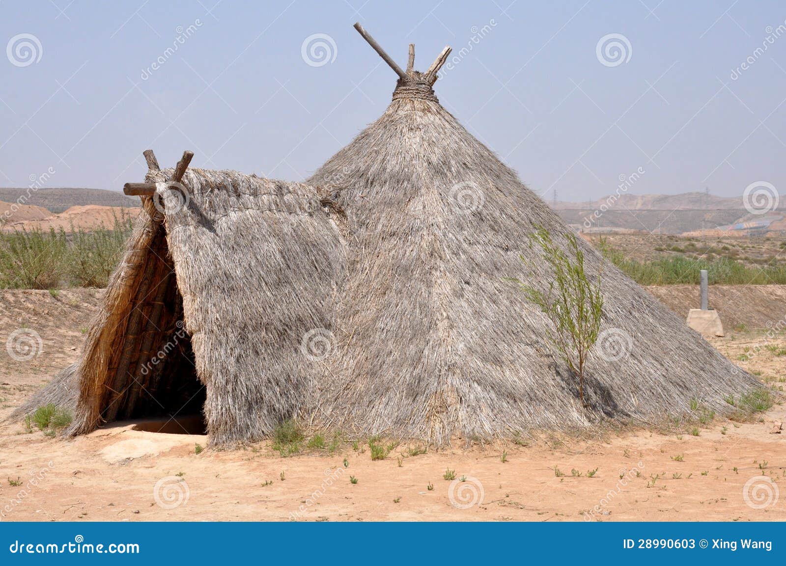 Neolithic House Scale Model From Union Museum Stock Image ...