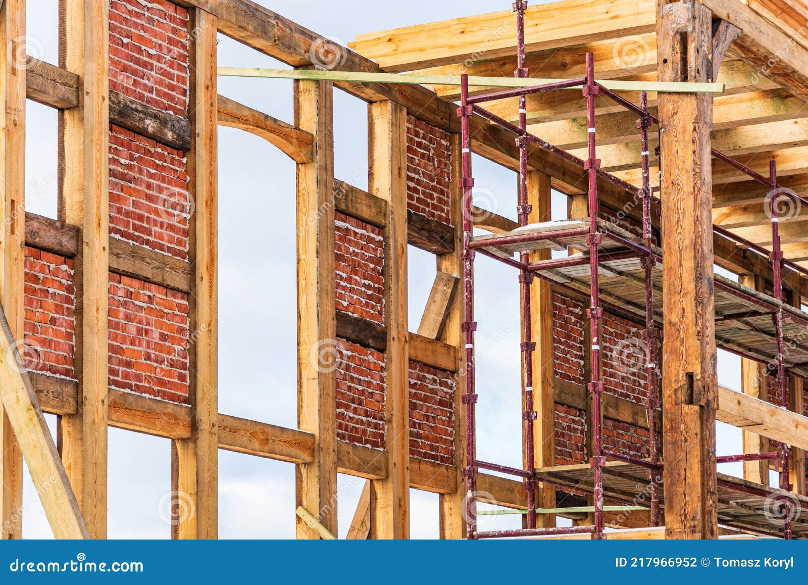 Reconstruction of an Old Building with a Skeleton Half-timbered Wall ...