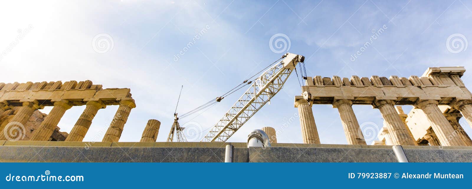 Reconstruction of Parthenon Stock Image - Image of color, europe: 79923887