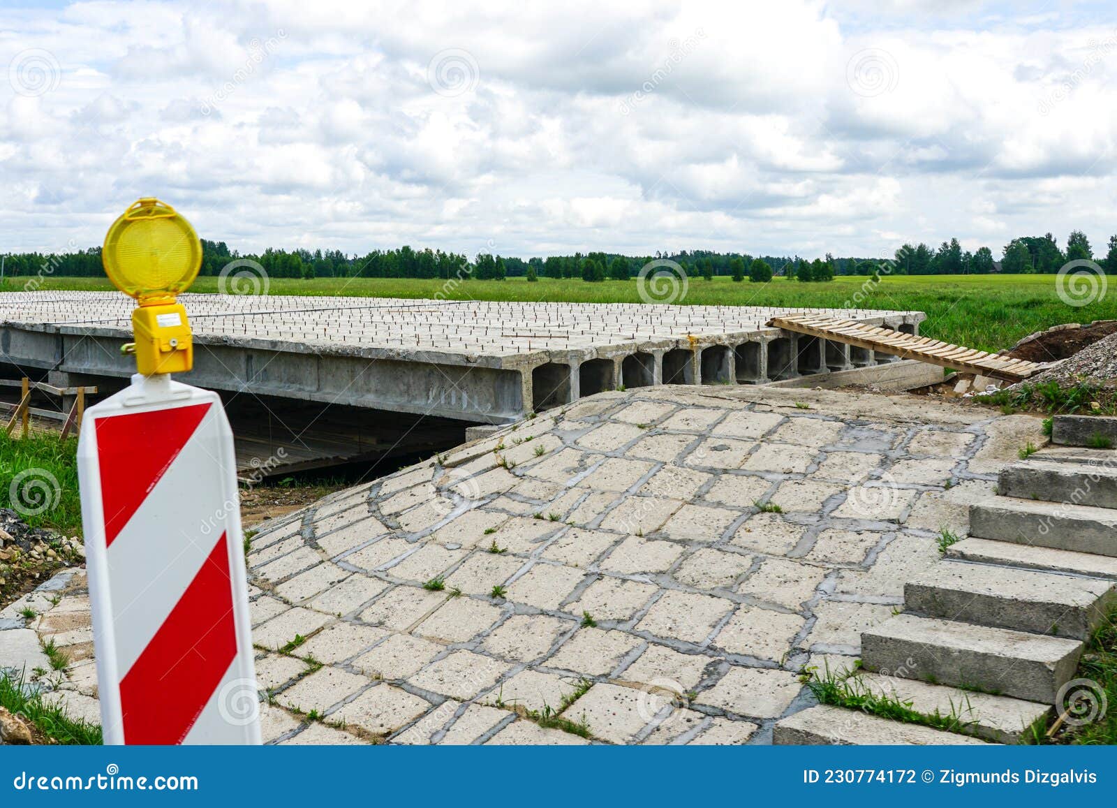 Reconstruction of a Reinforced Concrete Bridge Over the River in a ...