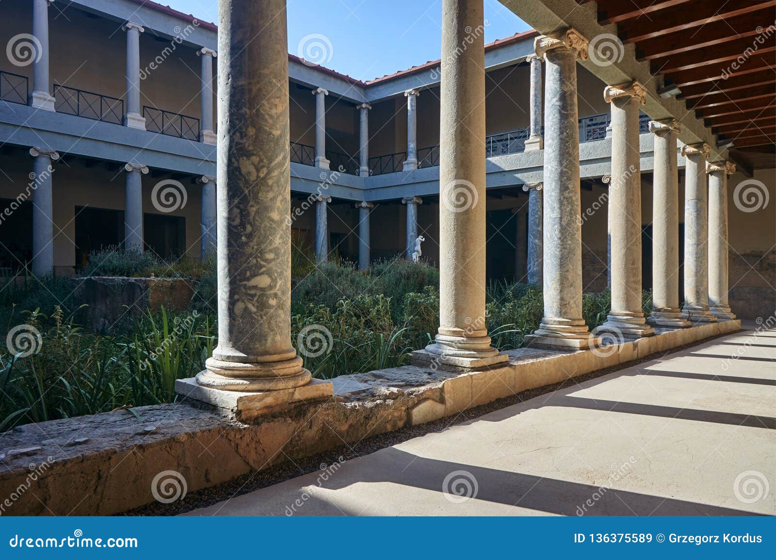 Reconstruction of a Roman Villa with Ionic Columns in the City of Kos ...