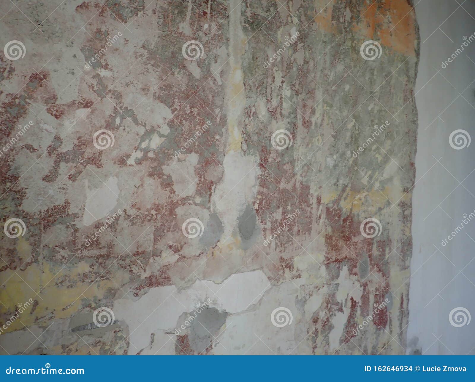 Reconstruction of a Wall Plaster Stock Photo - Image of cover, house ...
