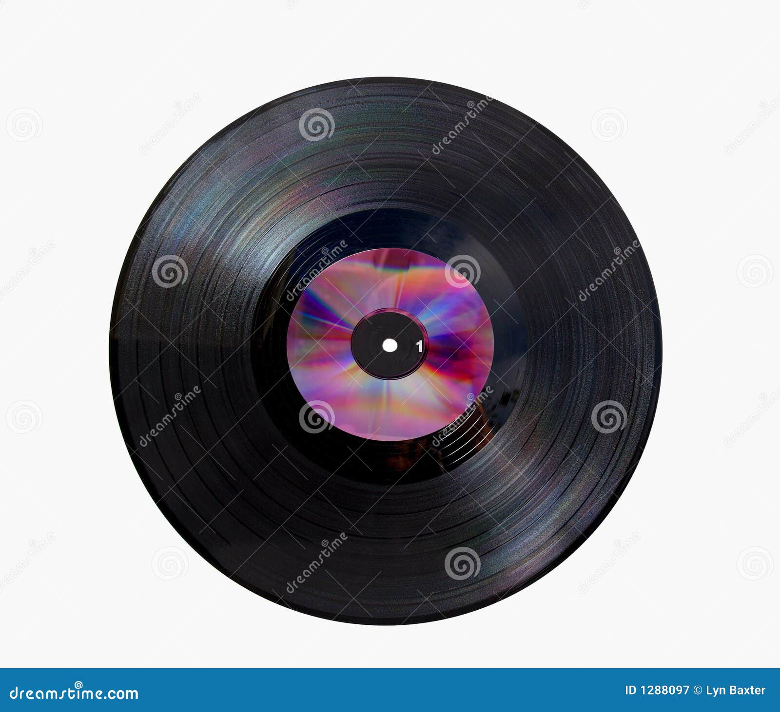 Record stock image. Image of media, technique, phonograph - 1288097