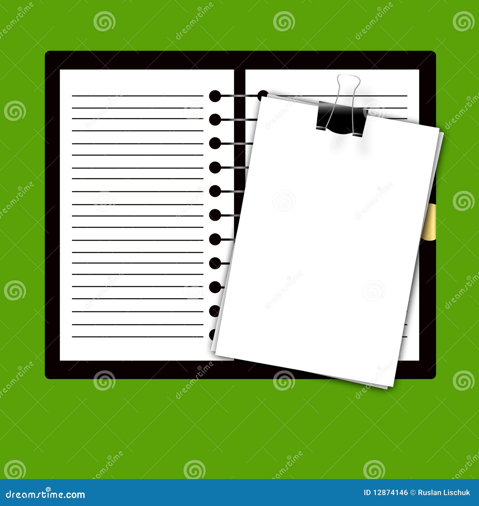 Record book and paper stock illustration. Illustration of table - 12874146