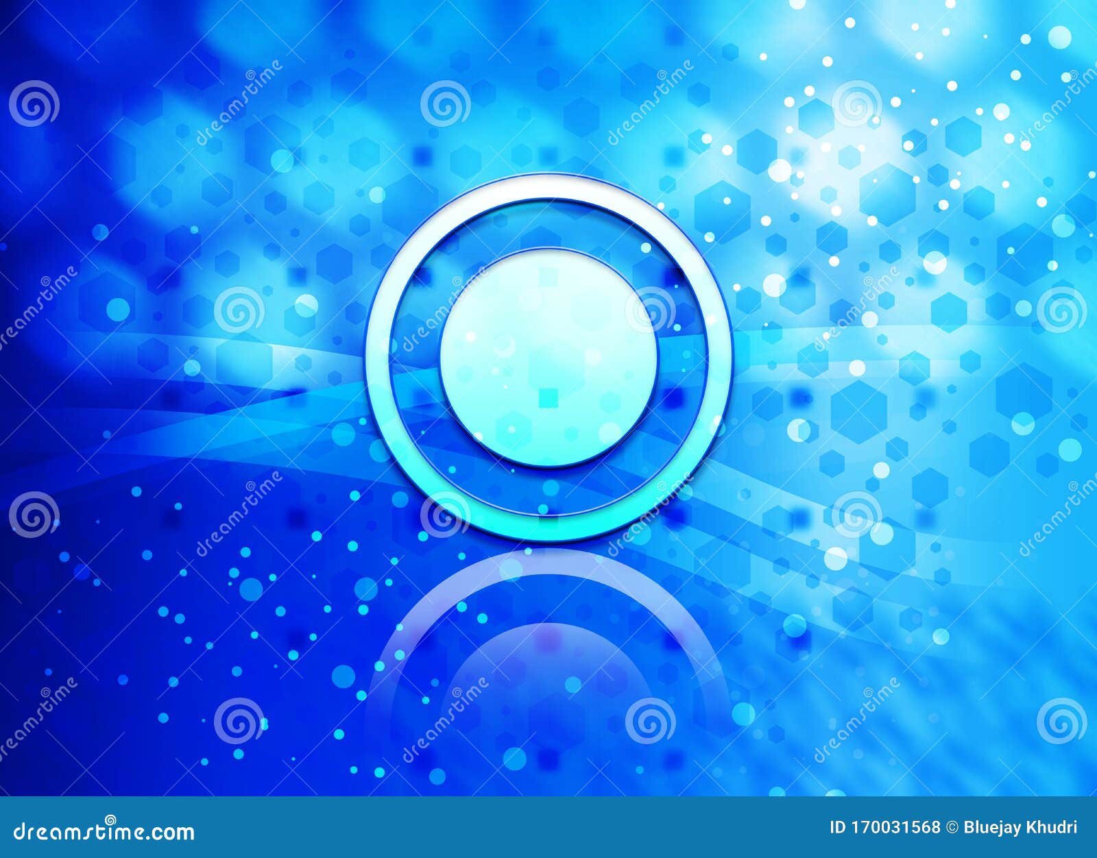 Record Icon Abstract Light Cyan Blue Hexagon Pattern Background Stock ...