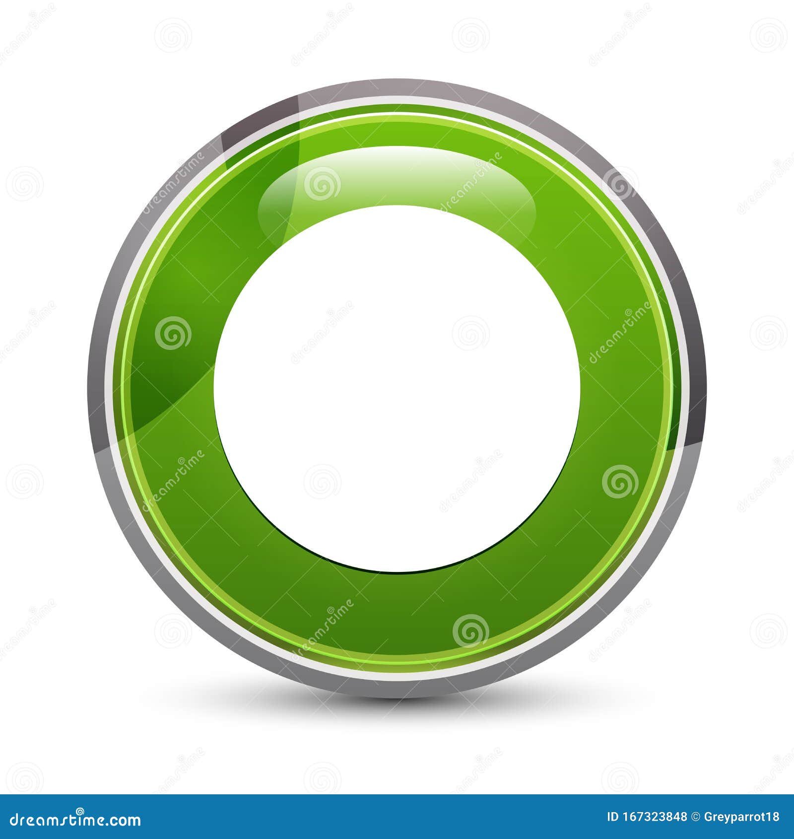 Record Icon Elegant Green Round Button Vector Illustration Stock Vector ...
