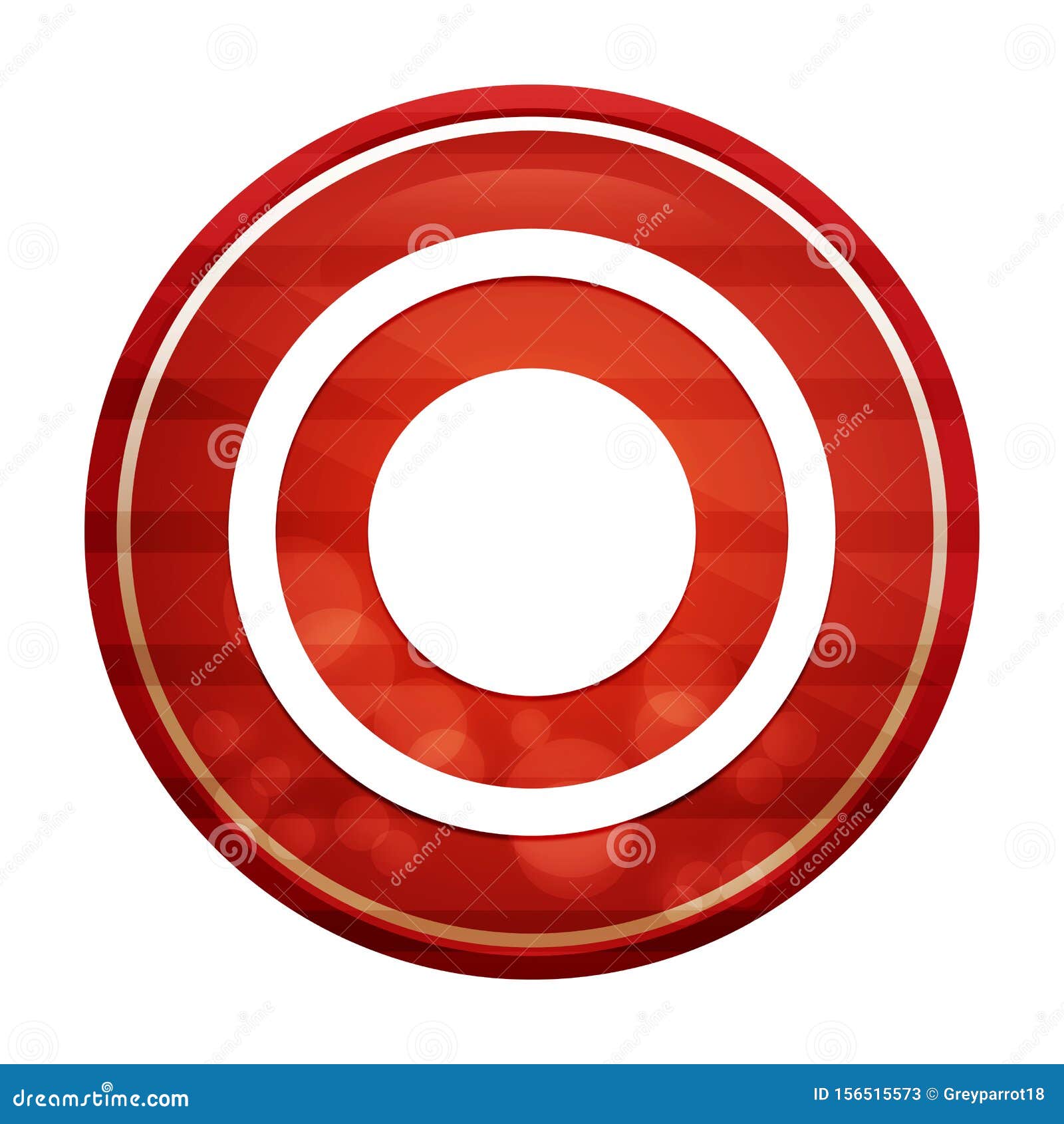 Record Icon Realistic Diagonal Motion Red Round Button Illustration ...