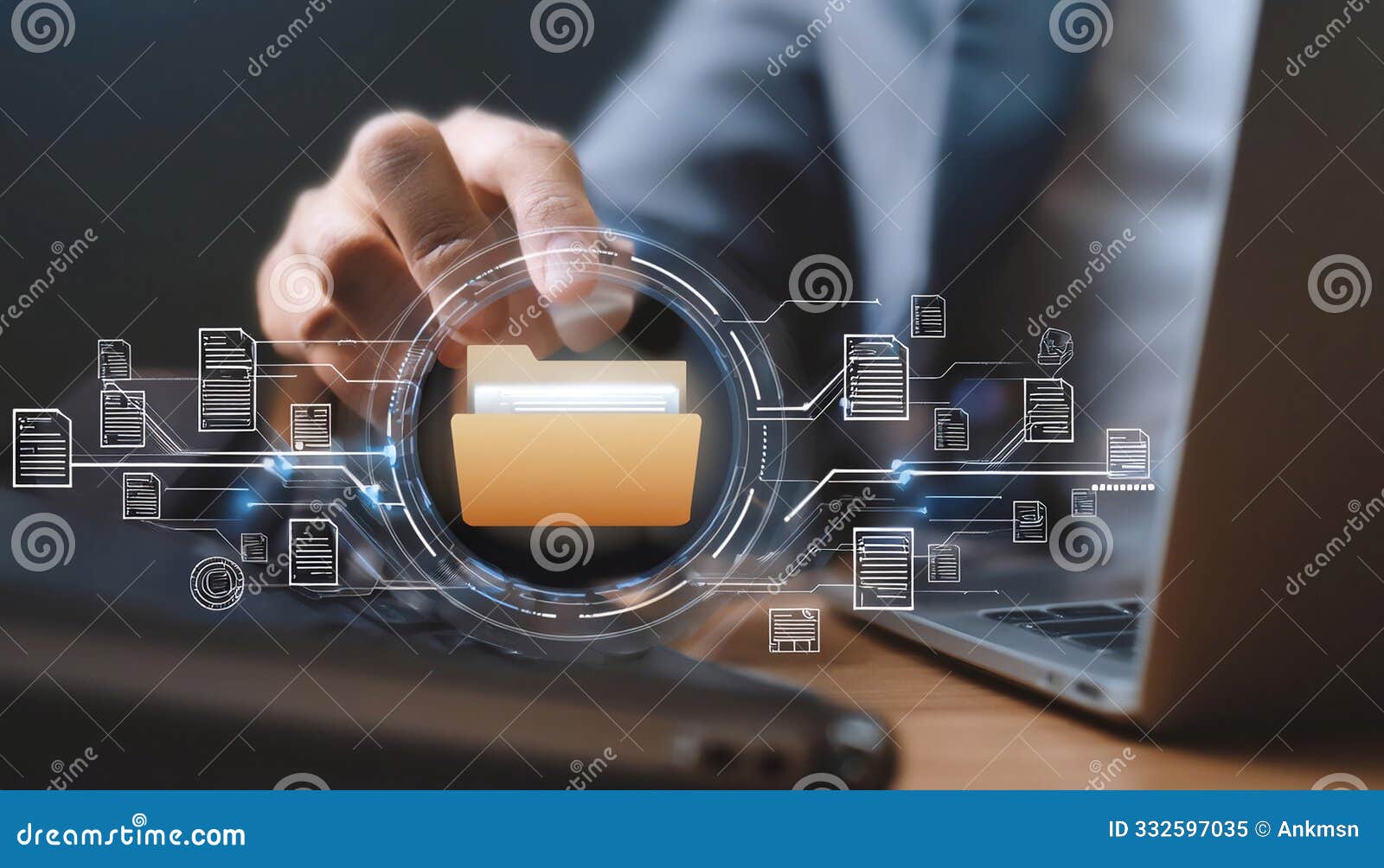 Record Keeping and Data Management, Featuring Symbols Like a File ...