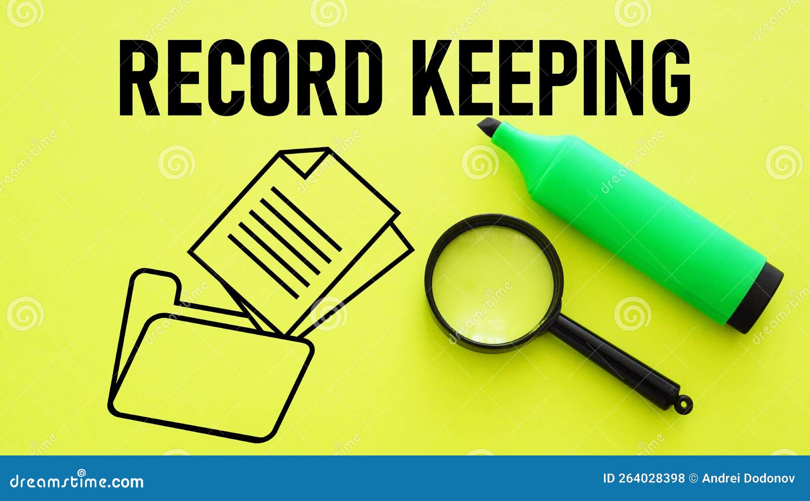 Record Keeping is Shown Using the Text Stock Photo - Image of organizer ... Record Keeping is Shown Using the Text Stock Photo - Image of organizer ...