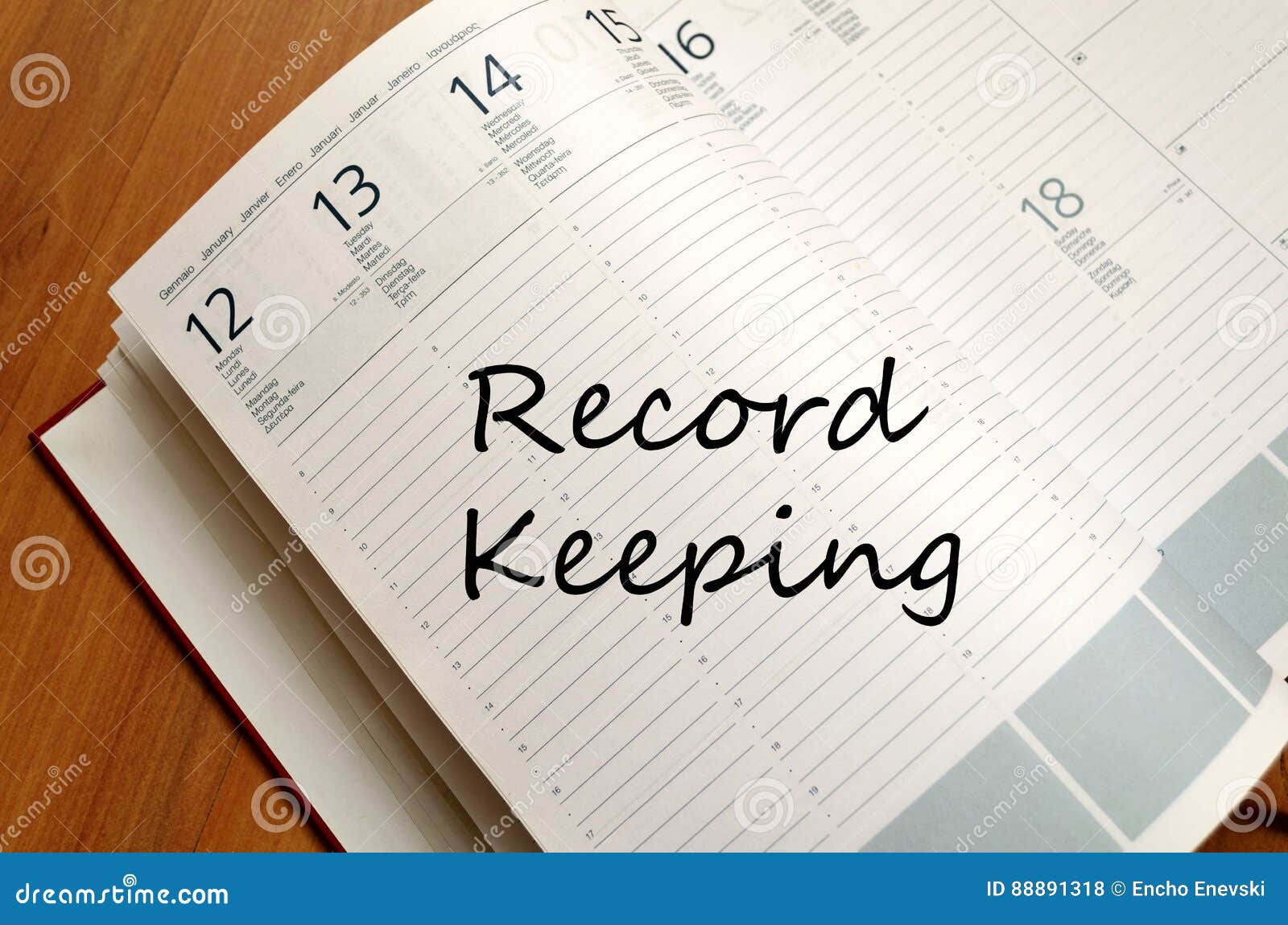 Record Keeping Write on Notebook Stock Photo - Image of organize ... Record Keeping Write on Notebook Stock Photo - Image of organize ...