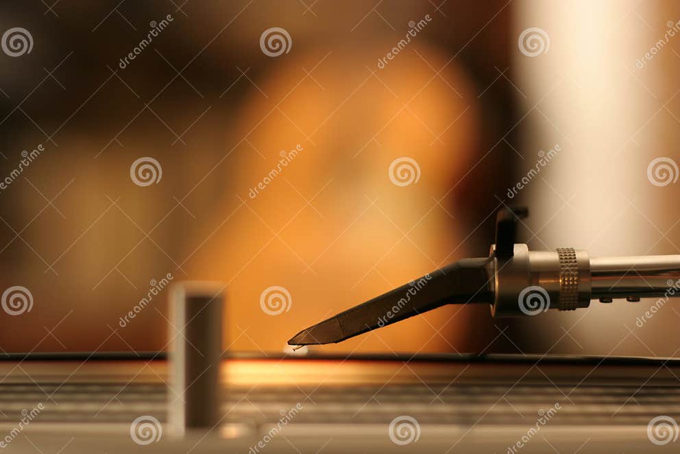 Record needle stock image. Image of decks, turning, retro - 2996497