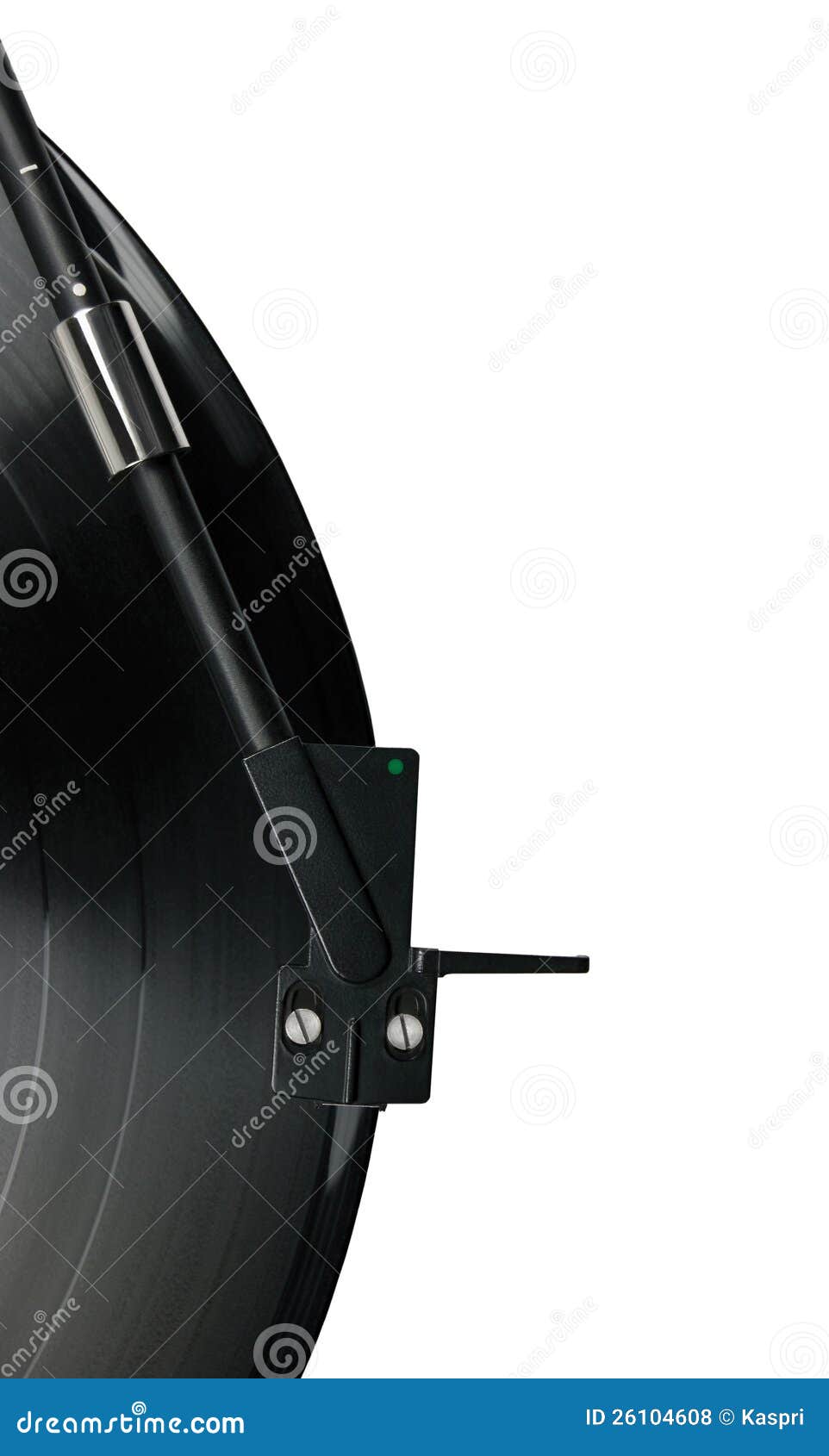 Record Player Tone Arm Macro Closeup Isolated Stock Photo - Image of ...