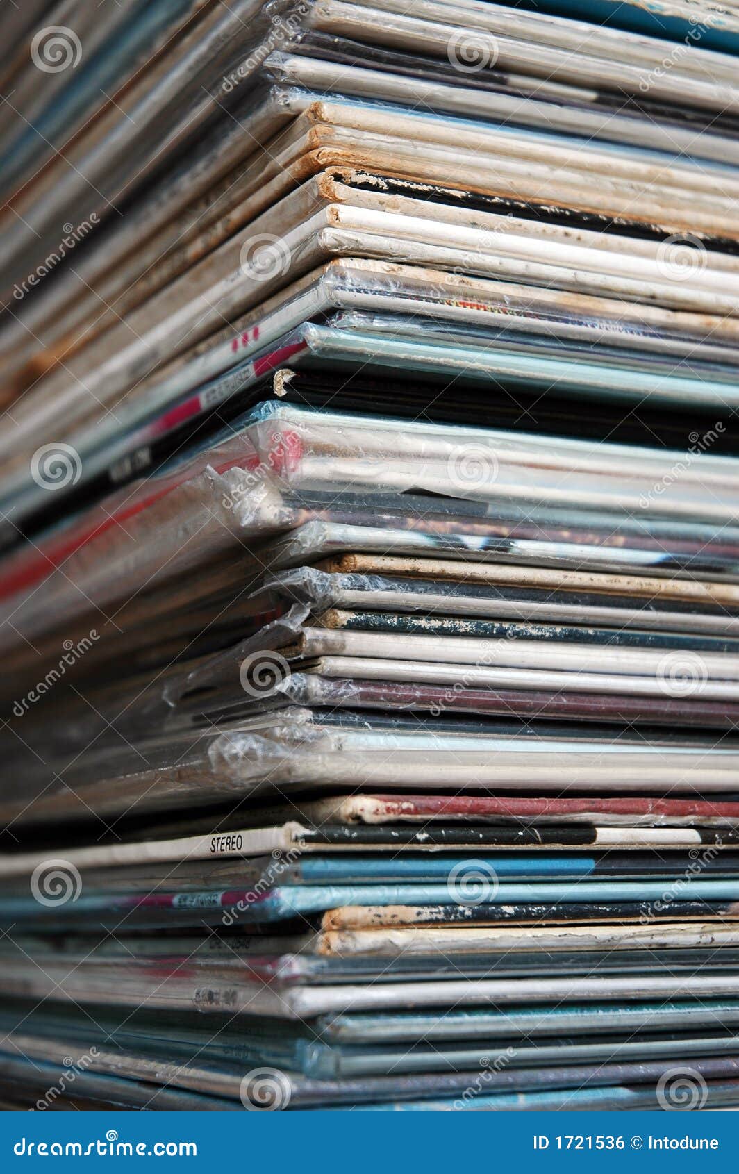 Record Stack stock photo. Image of audio, rubbish, tower - 1721536